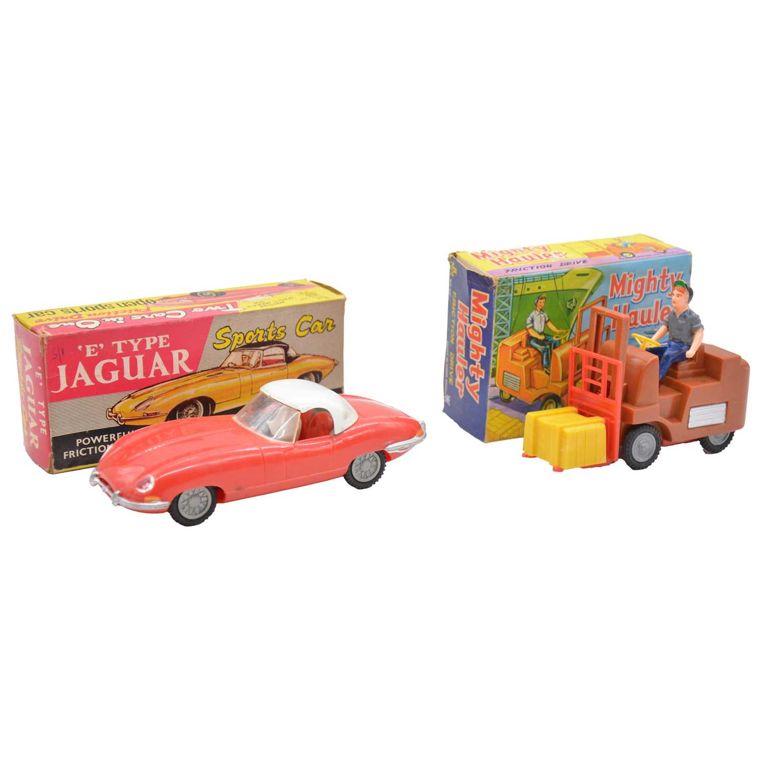 Lot 304 - Two Marx & Co. friction motor models, boxed