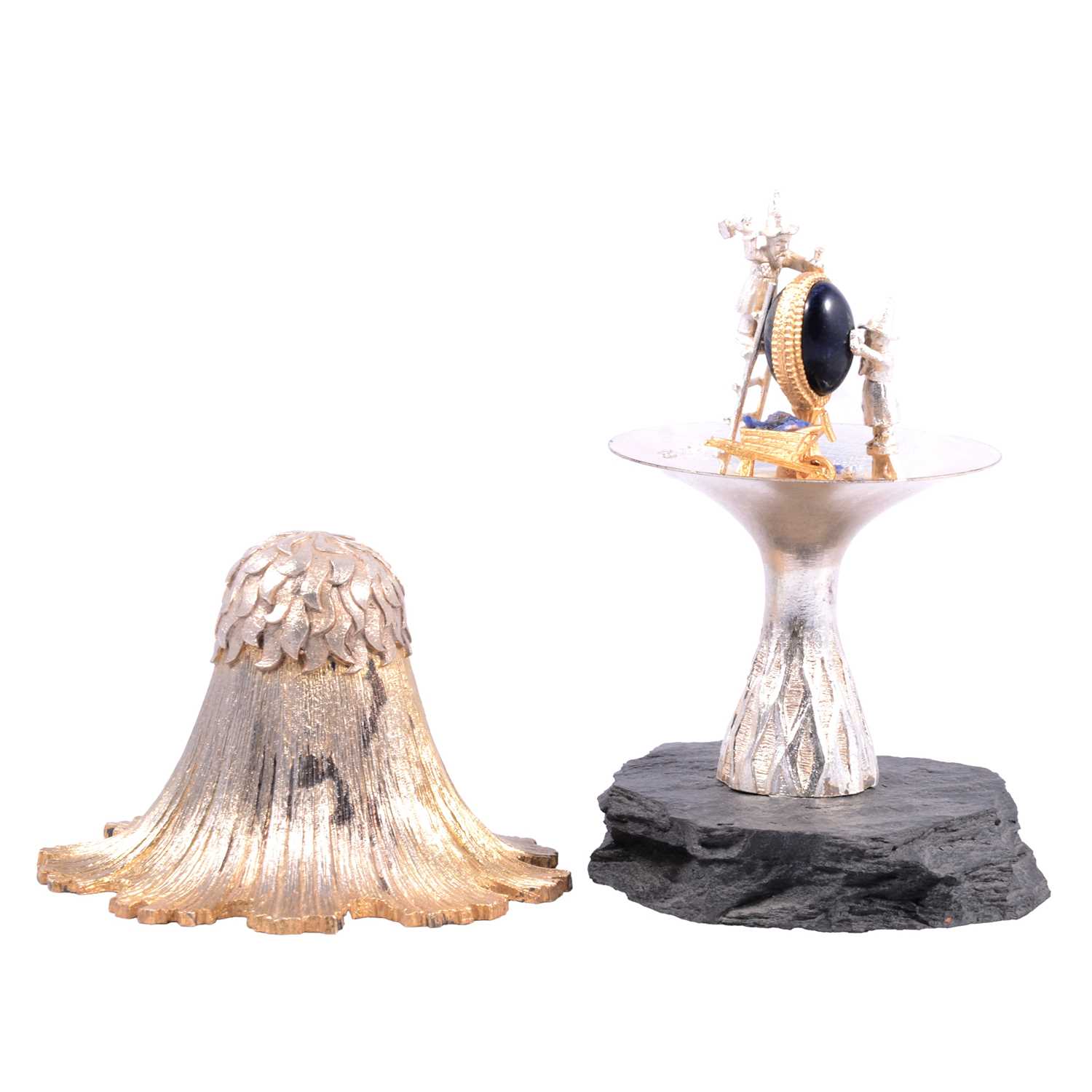 Lot 276 - Silver ‘Surprise’ Easter mushroom,