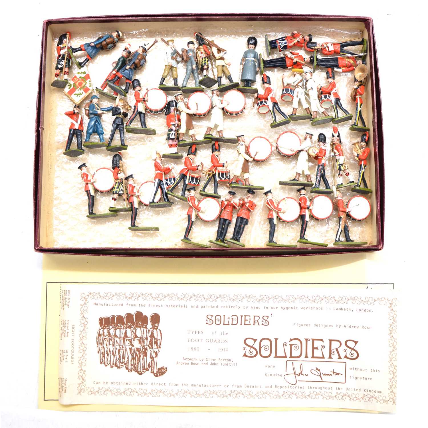Lot 164 - Forty-three John Tunstill Soldier's Soldiers