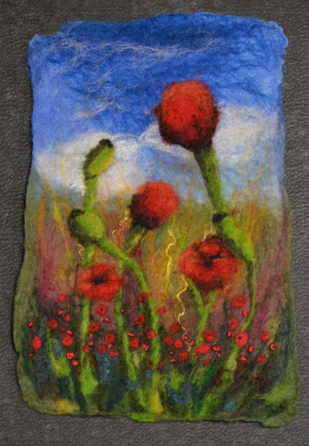 Lot 66 - JANINE JACQUES - Dance of Poppies