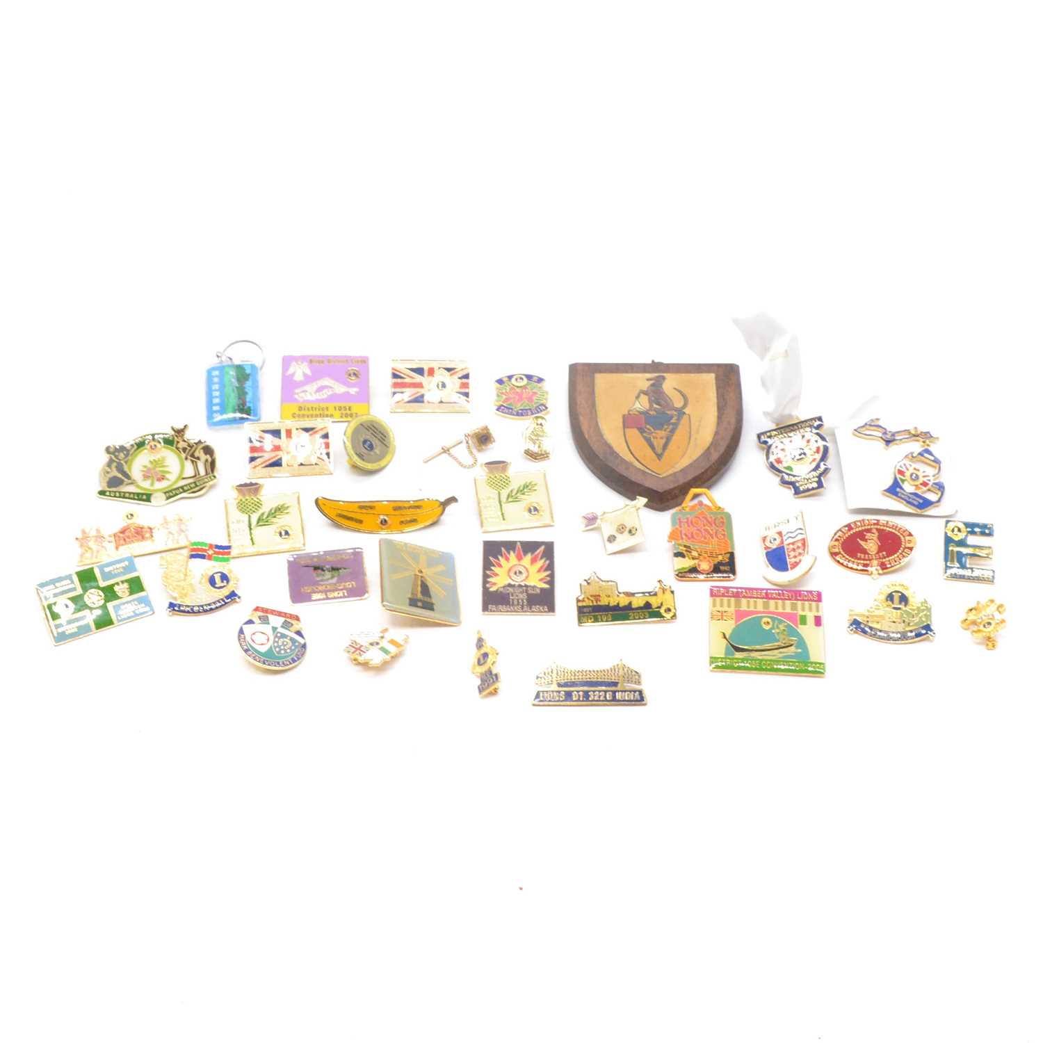 Lot 195 - A collection of Pin Badges,