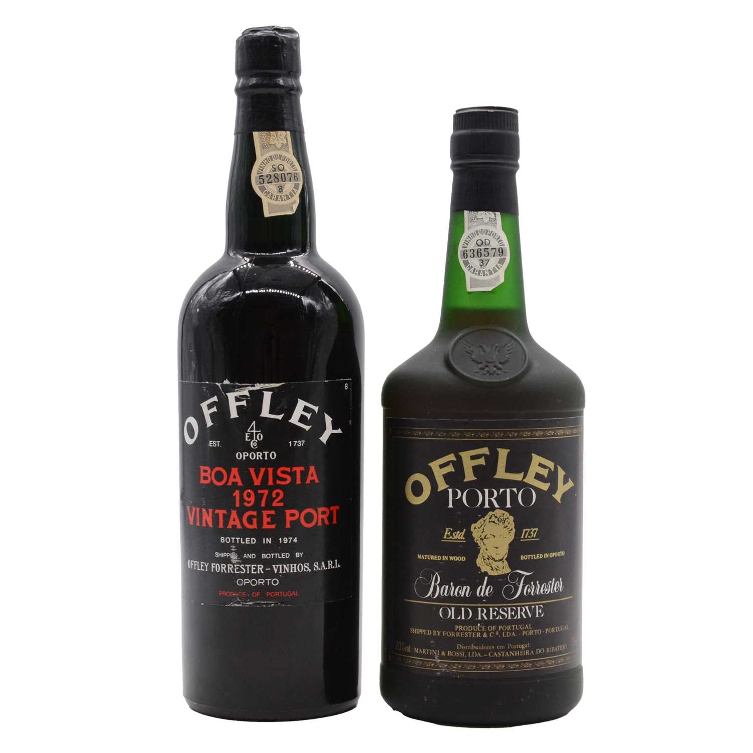 Lot 70 - 1972 Offley Boa Vista vintage Port, and
