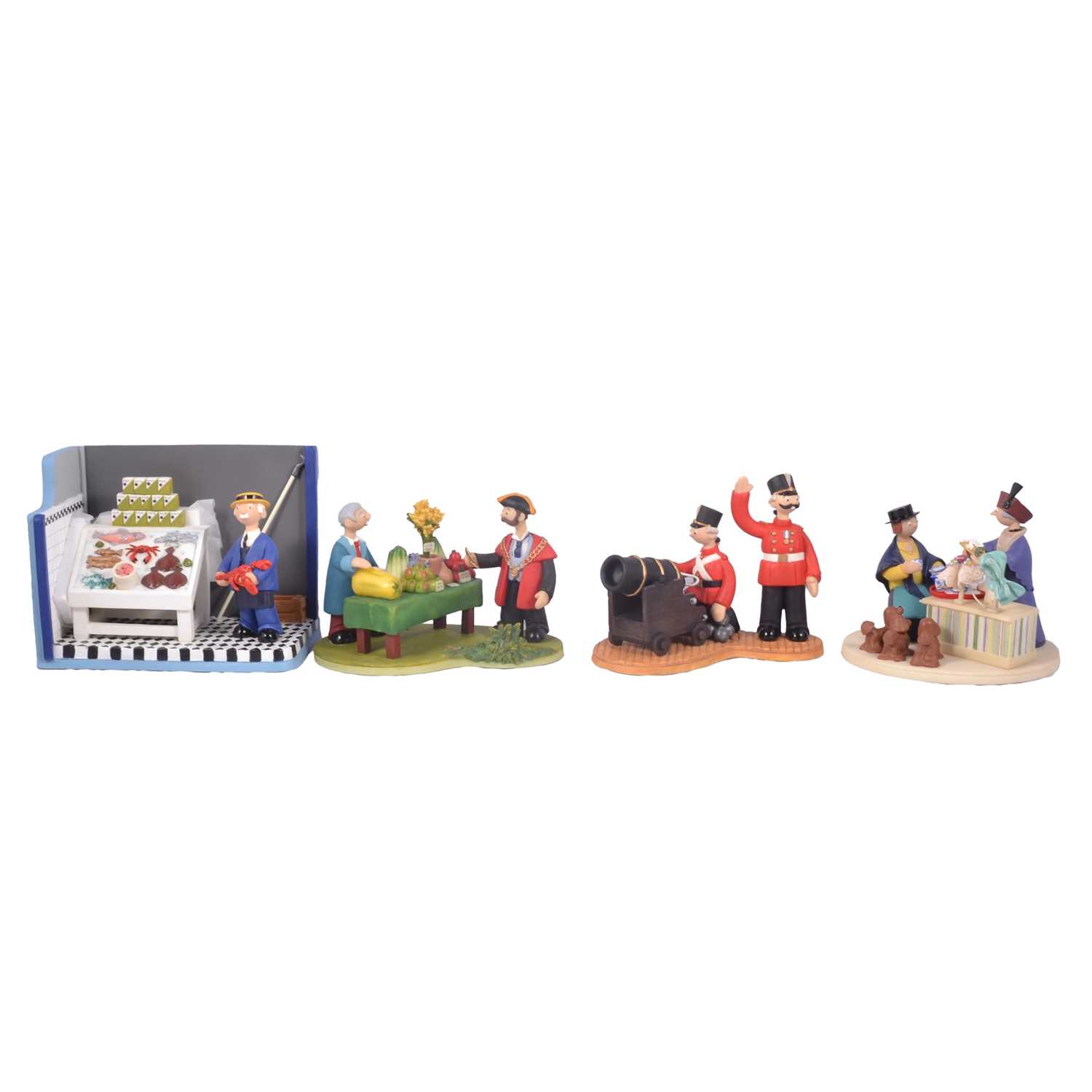 Lot 82 - Four Robert Harrop Camberwick Green figures,