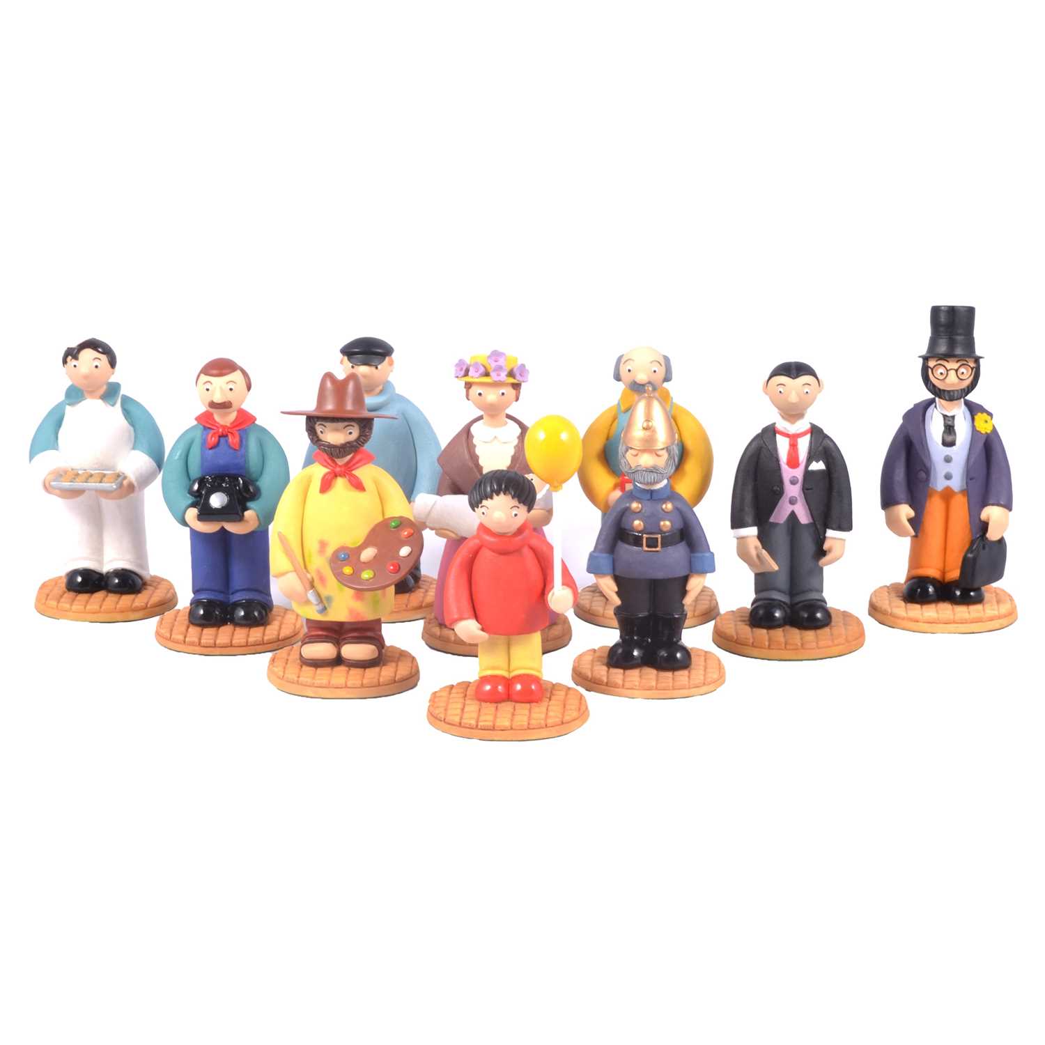 Lot 80 - Ten Robert Harrop Camberwick Green figures,
