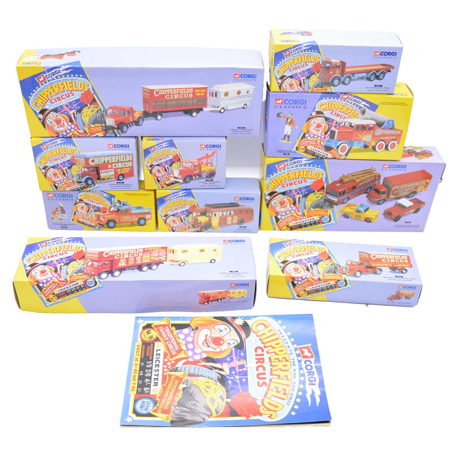 Lot 74 - Ten Corgi Classics Chipperfields Circus