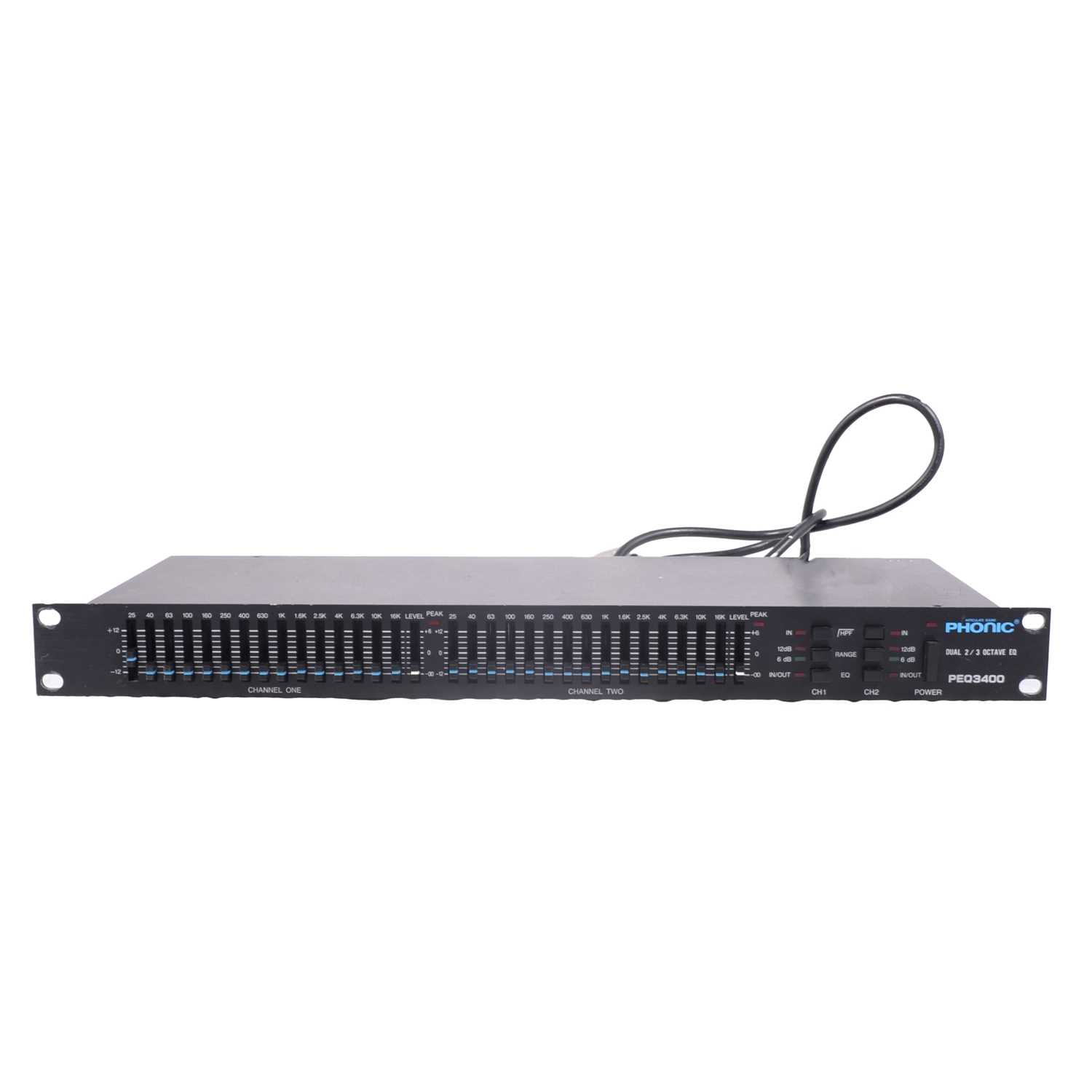 Lot 192 - Phonic Graphic Equalizer PEQ3400