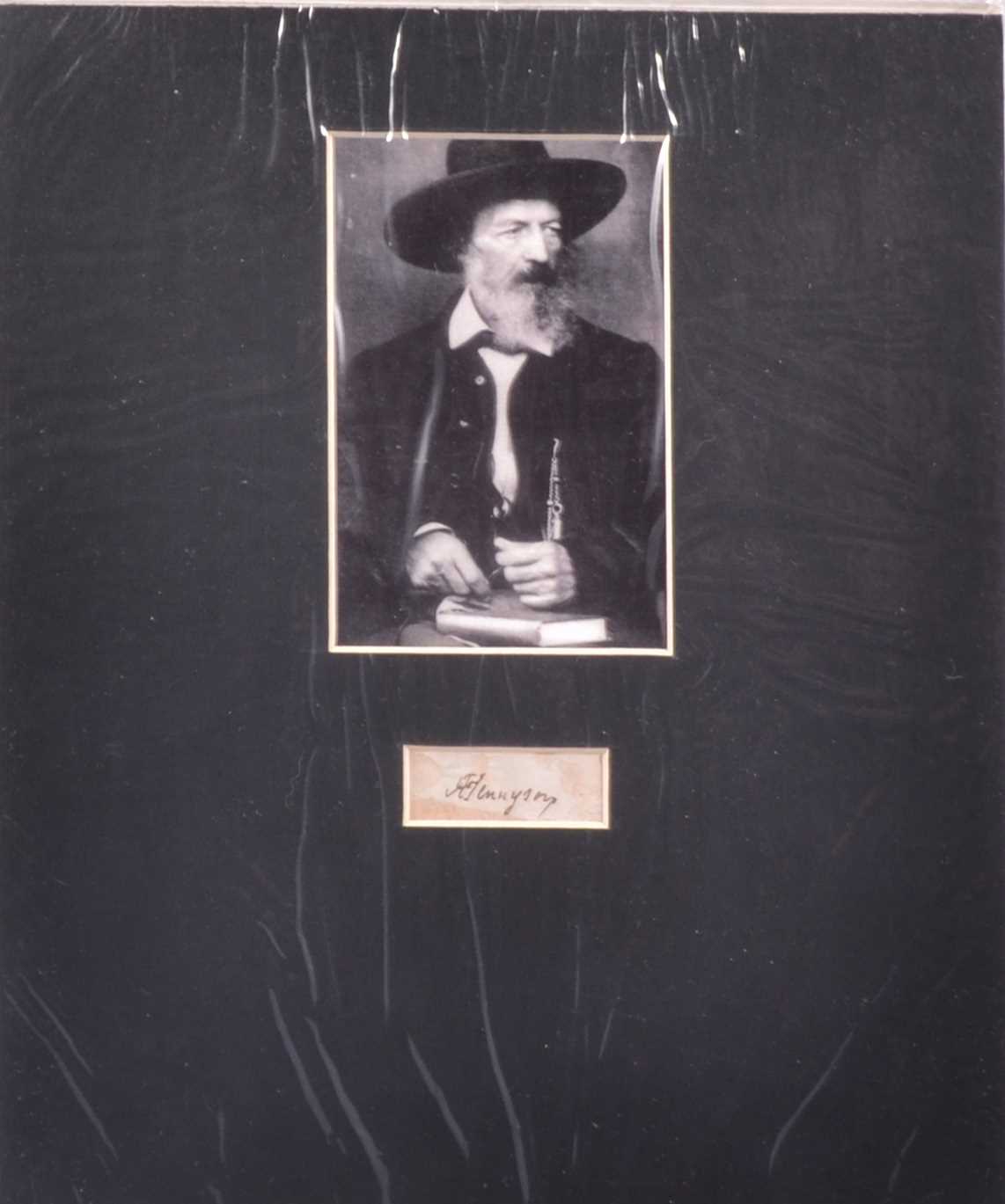 Lot 279 - Literature: Alfred Tennyson, autograph
