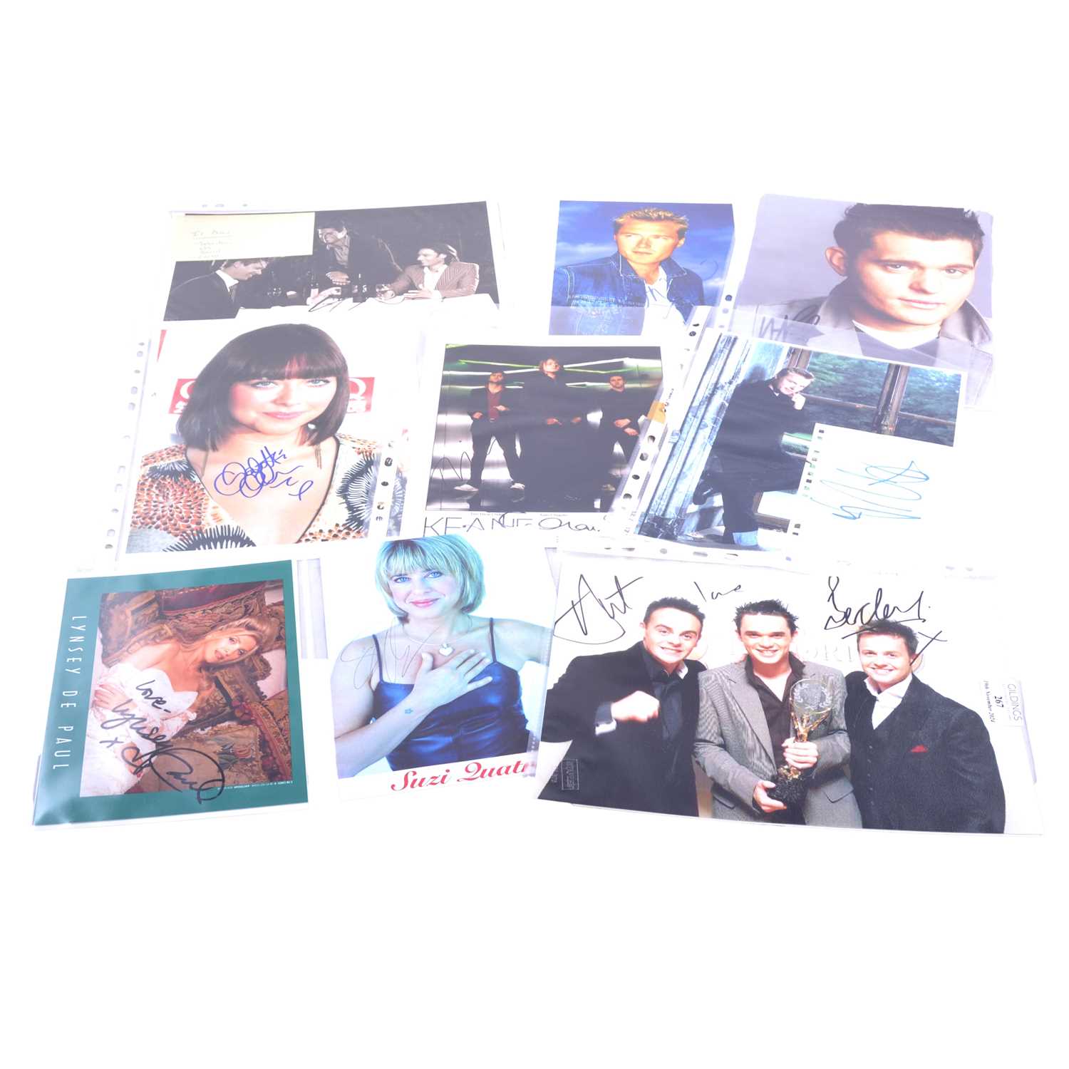 Lot 267 - Music: assorted autographs from musicians