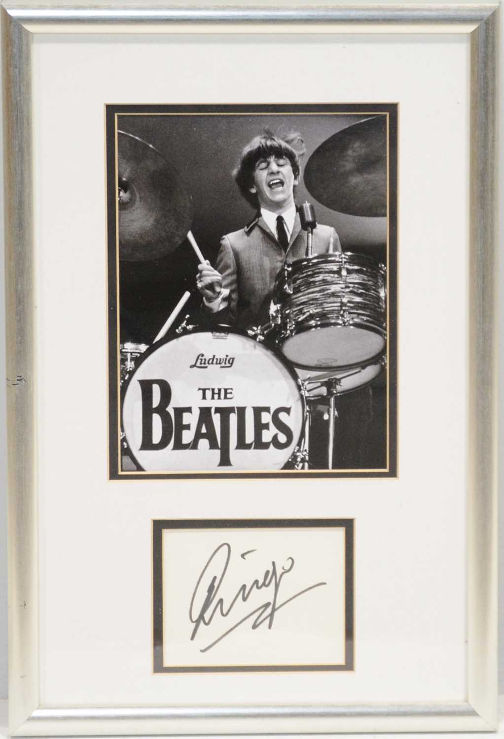 Lot 110 - Music: Ringo Starr, signed single sheet with