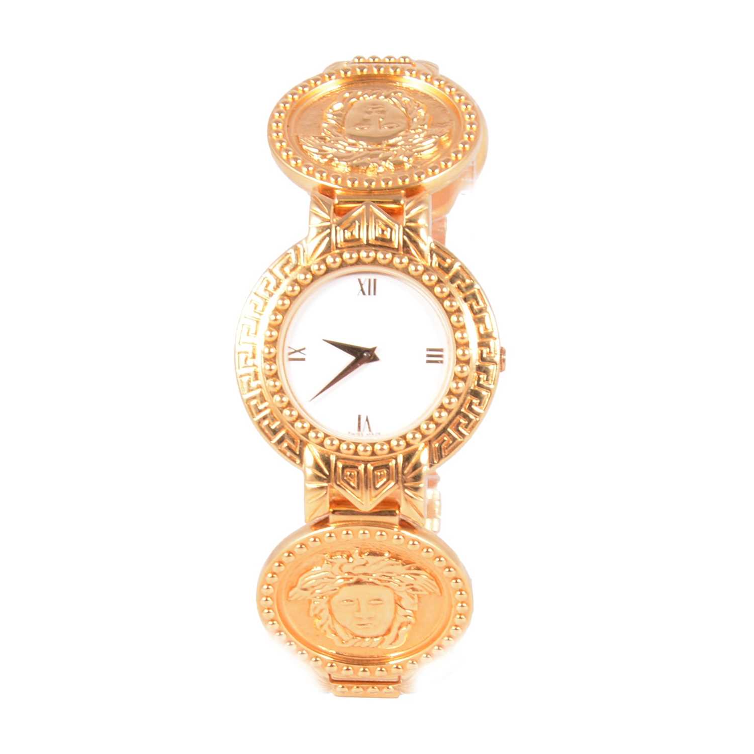 Lot 288 - Gianni Versace - a lady's Medusa Coin