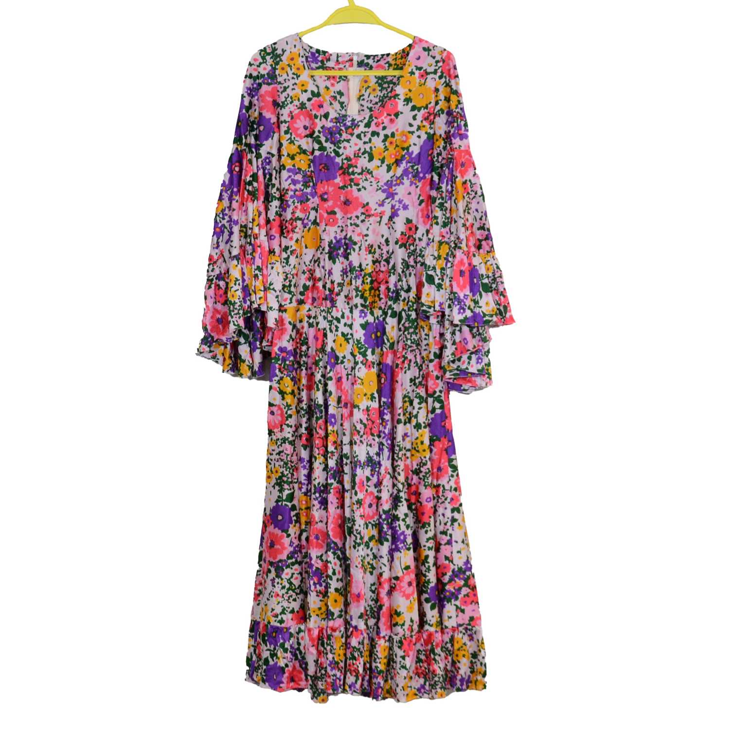 Lot 417 - A 1960's Austrian maxi dress.