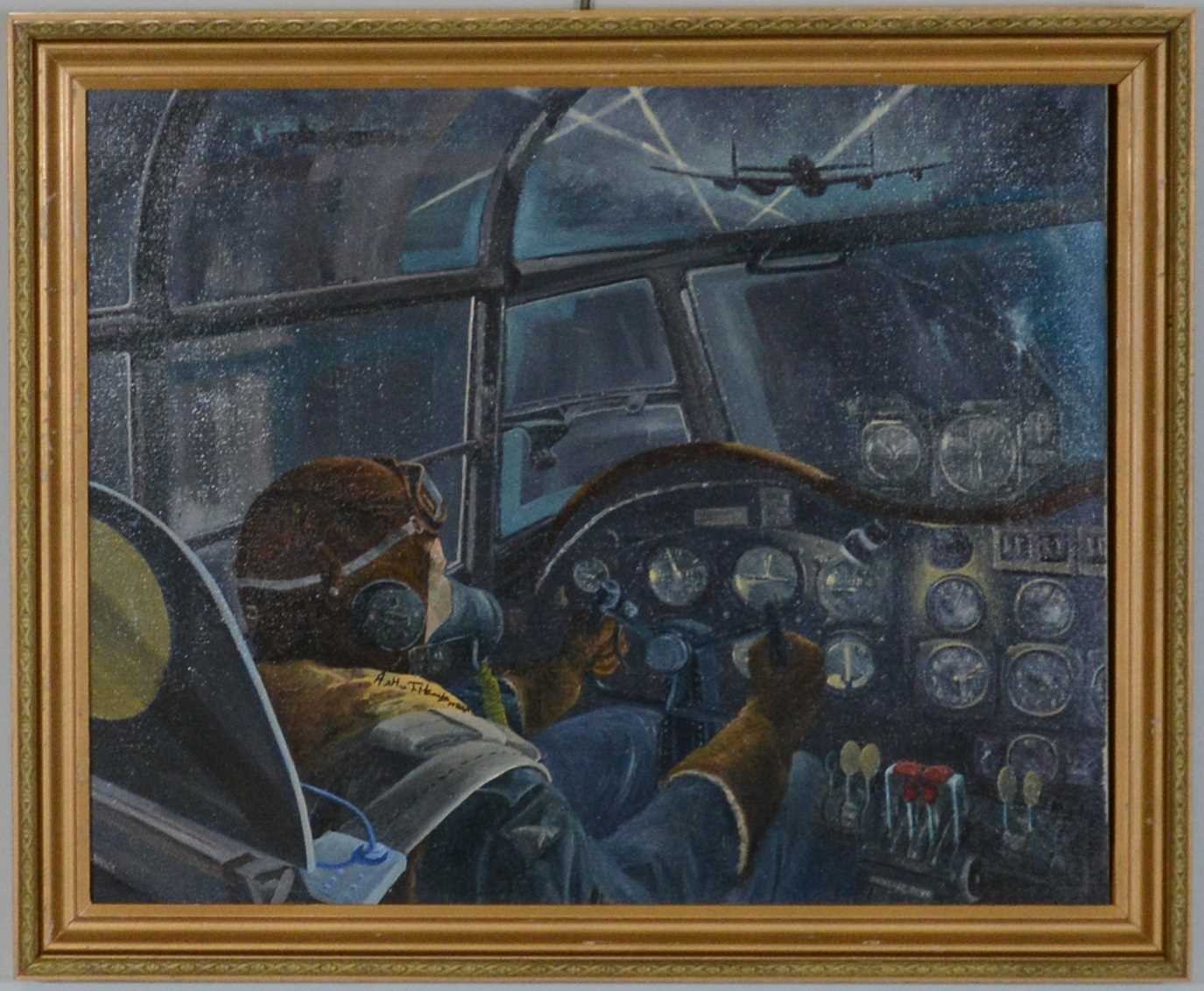 Lot 4 - Colin Urry, Arthur Harris in a Lancaster