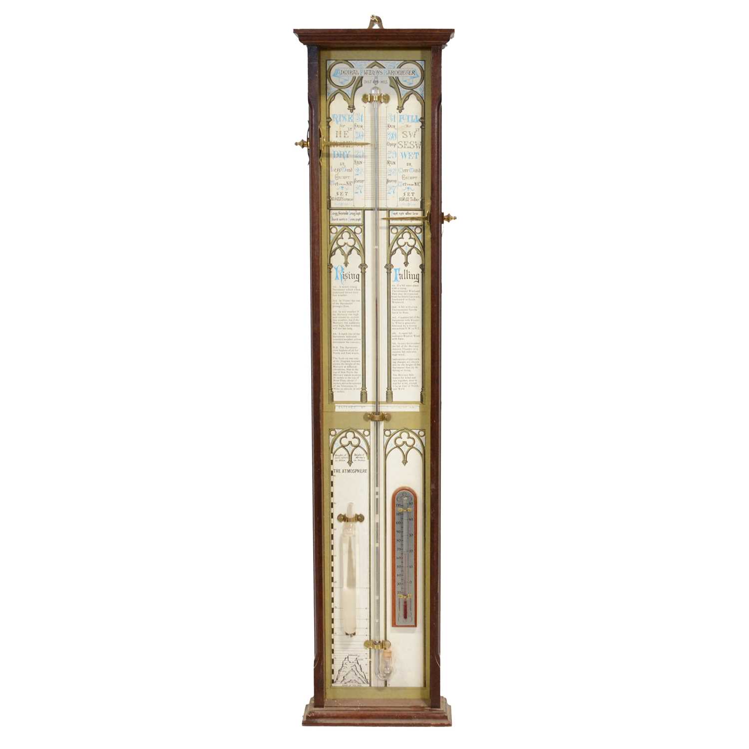 Lot 323 - Modern Admiral Fitzroy barometer,