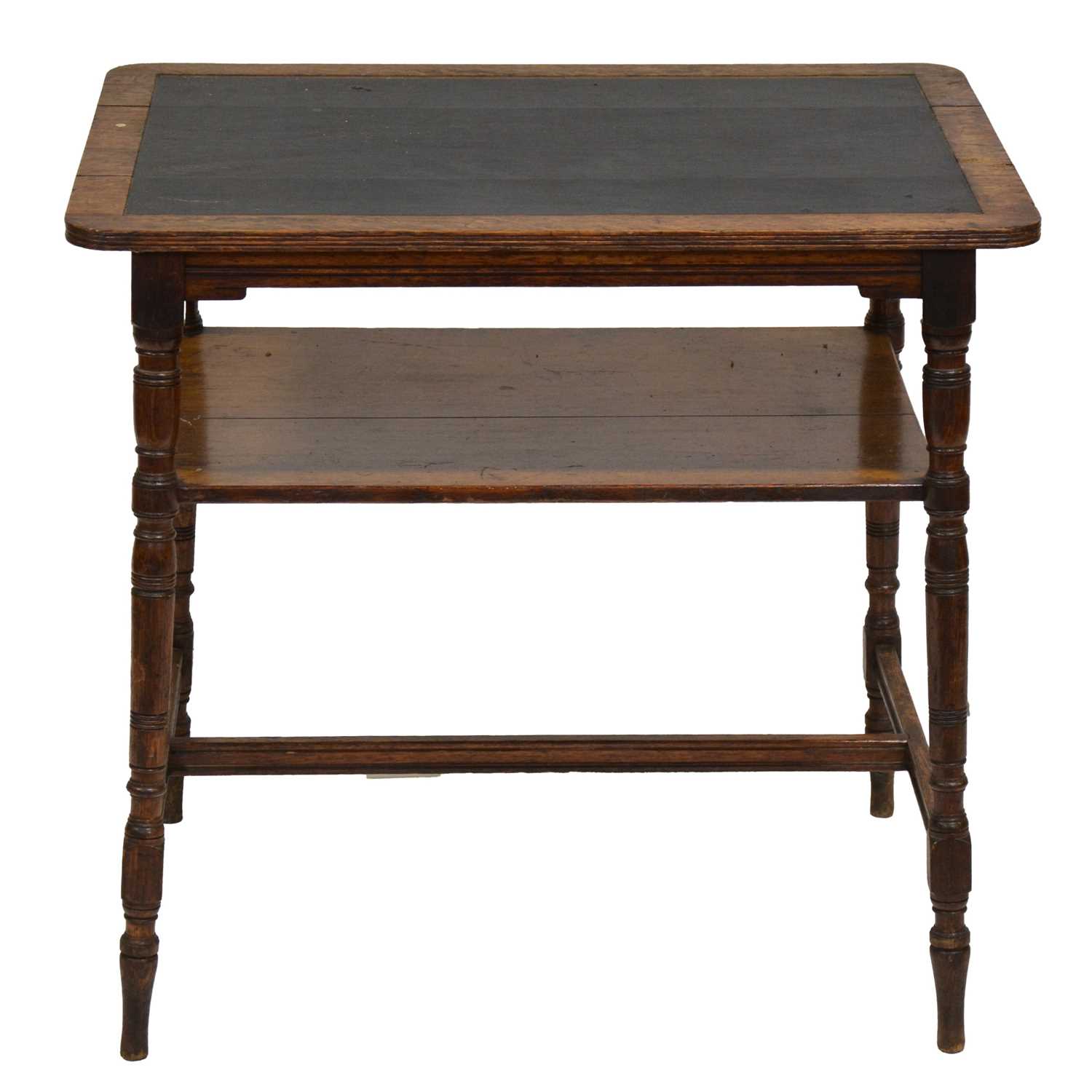 Lot 491 - Victorian walnut hall table,