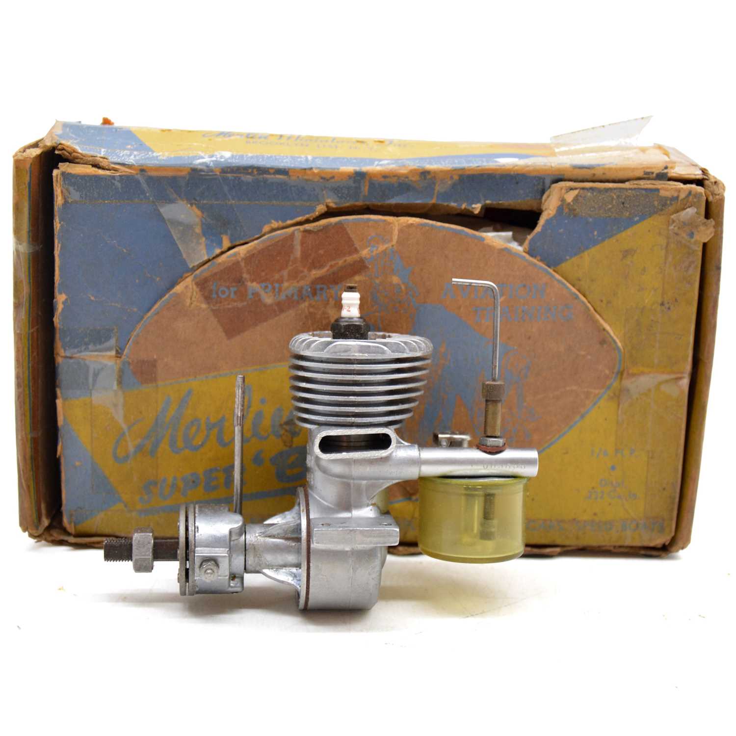 Lot 66 - Merlin Super B diesel engine, boxed