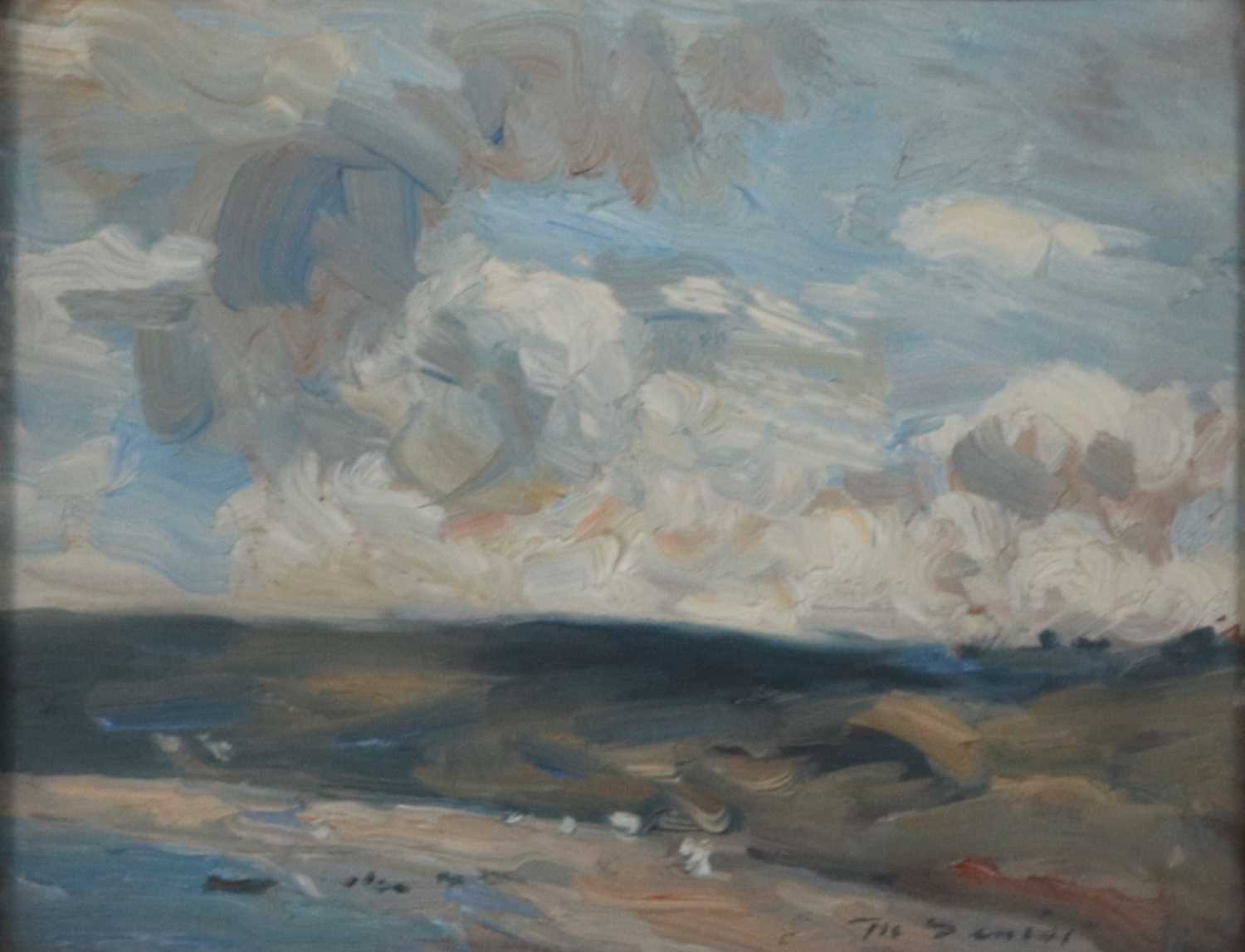 Lot 222 - Mark Senior, Windy day