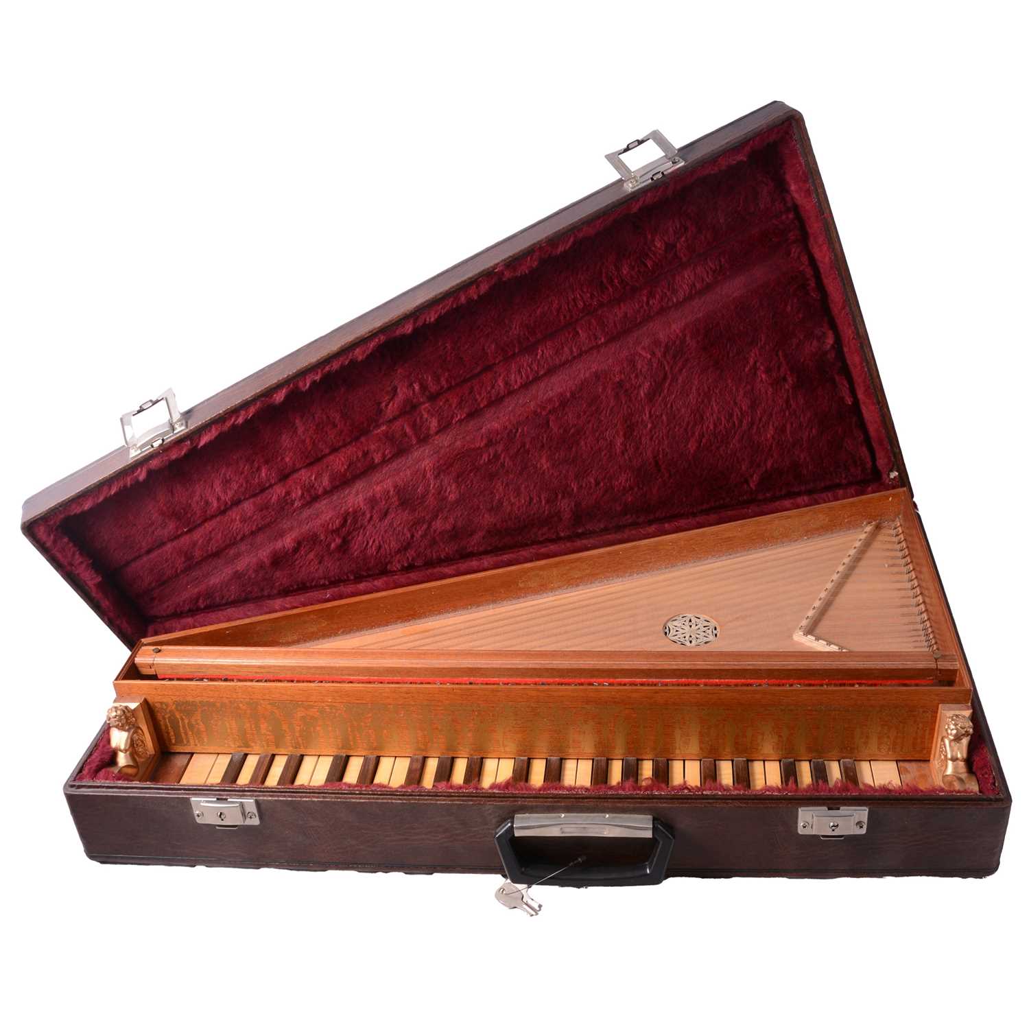 Lot 151 - Hand-built virginal harpsichord, 45 notes