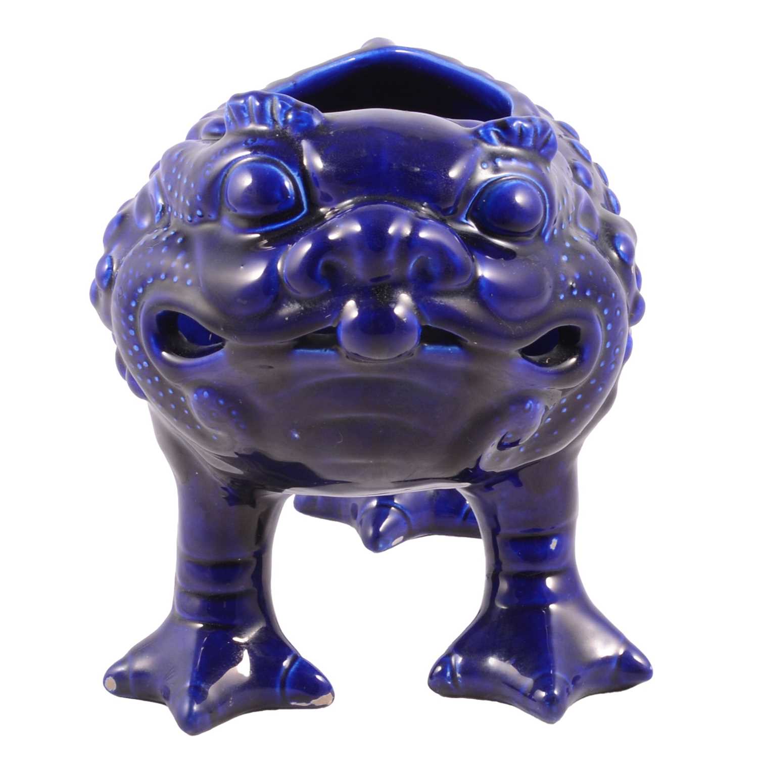 Lot 378 - Minton pottery toad,