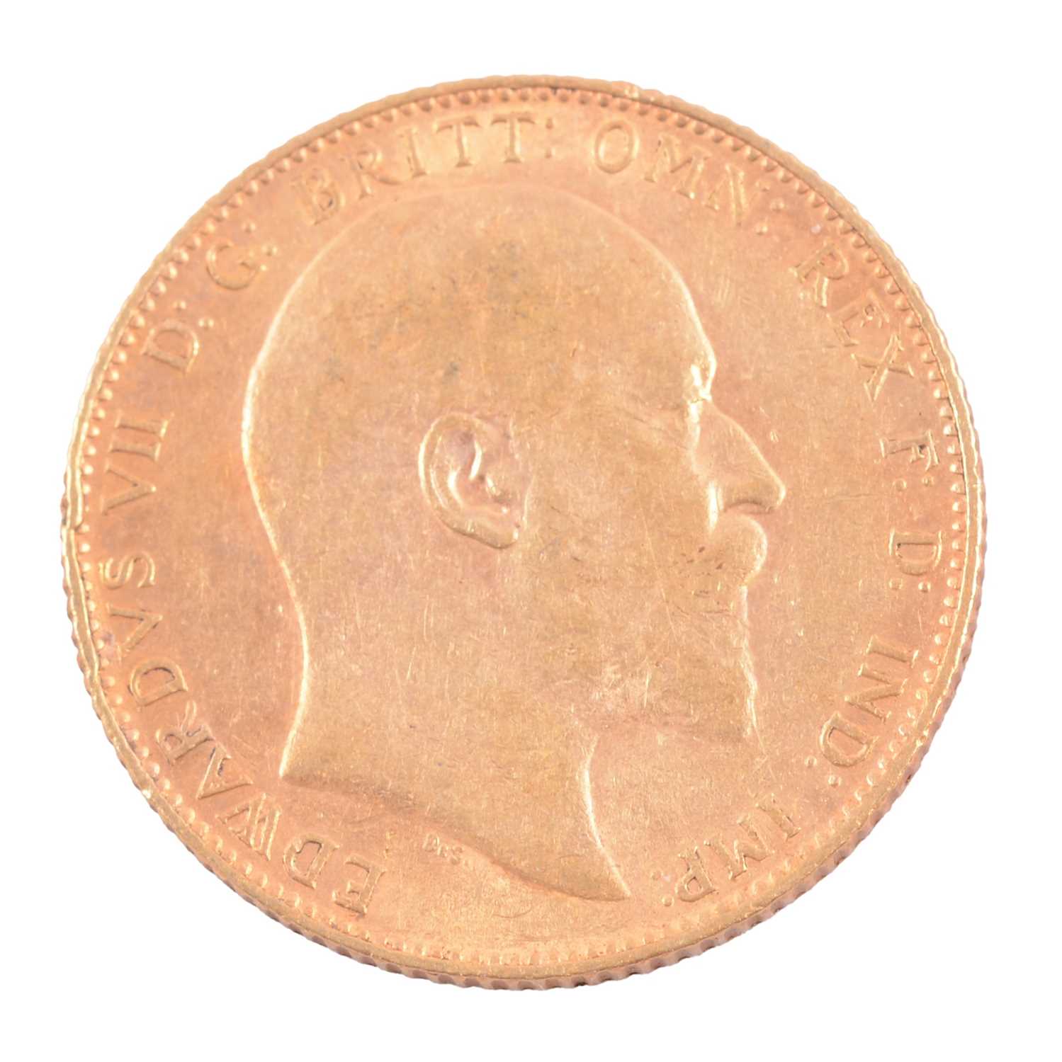Lot 141 - A Gold Full Sovereign Coin, Edward VII 1909.