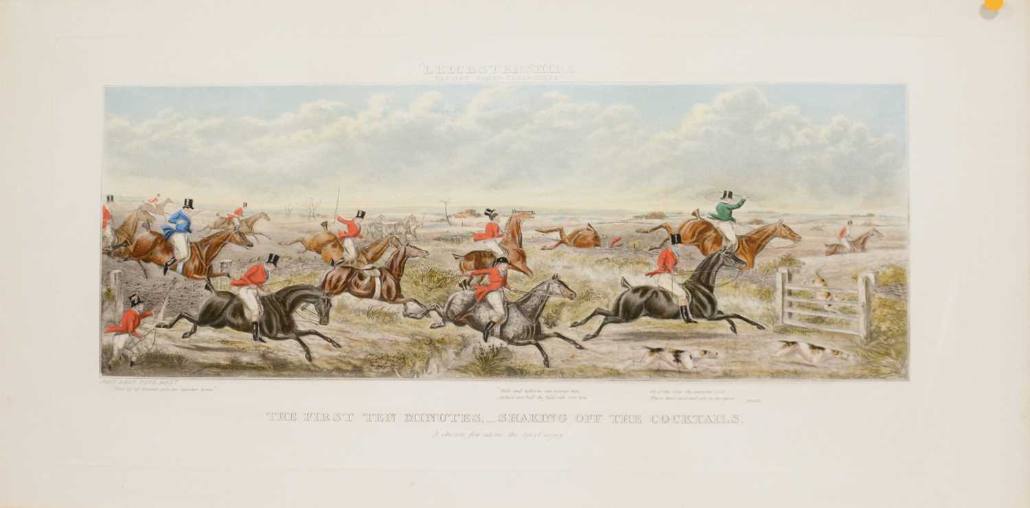 Lot 284 - Collection of hunting prints,