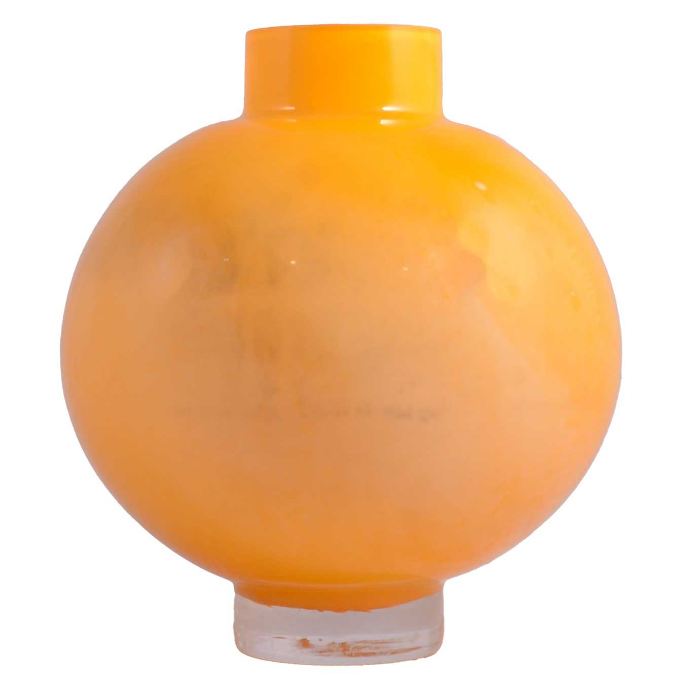 Lot 8 - Spherical art glass vase