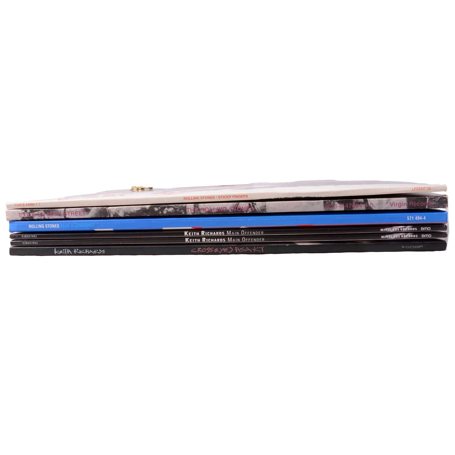 Lot 63 - Rolling Stones / Keith Richards, 6 vinyl lp's,