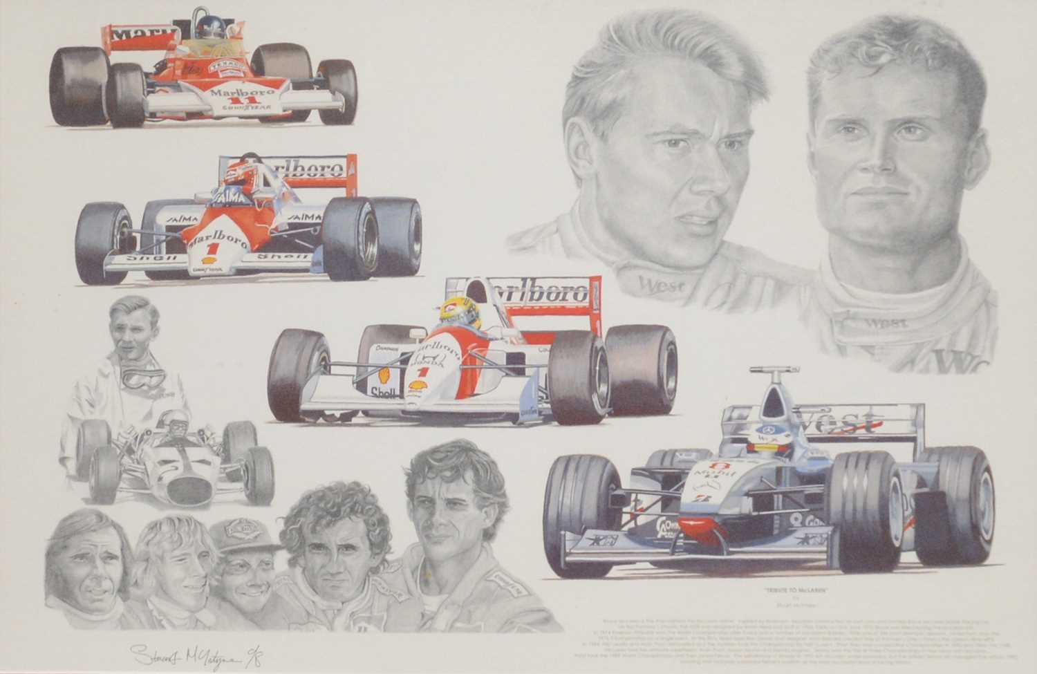 Lot 257 - After Stuart McIntyre, Tribute to Mclaren,