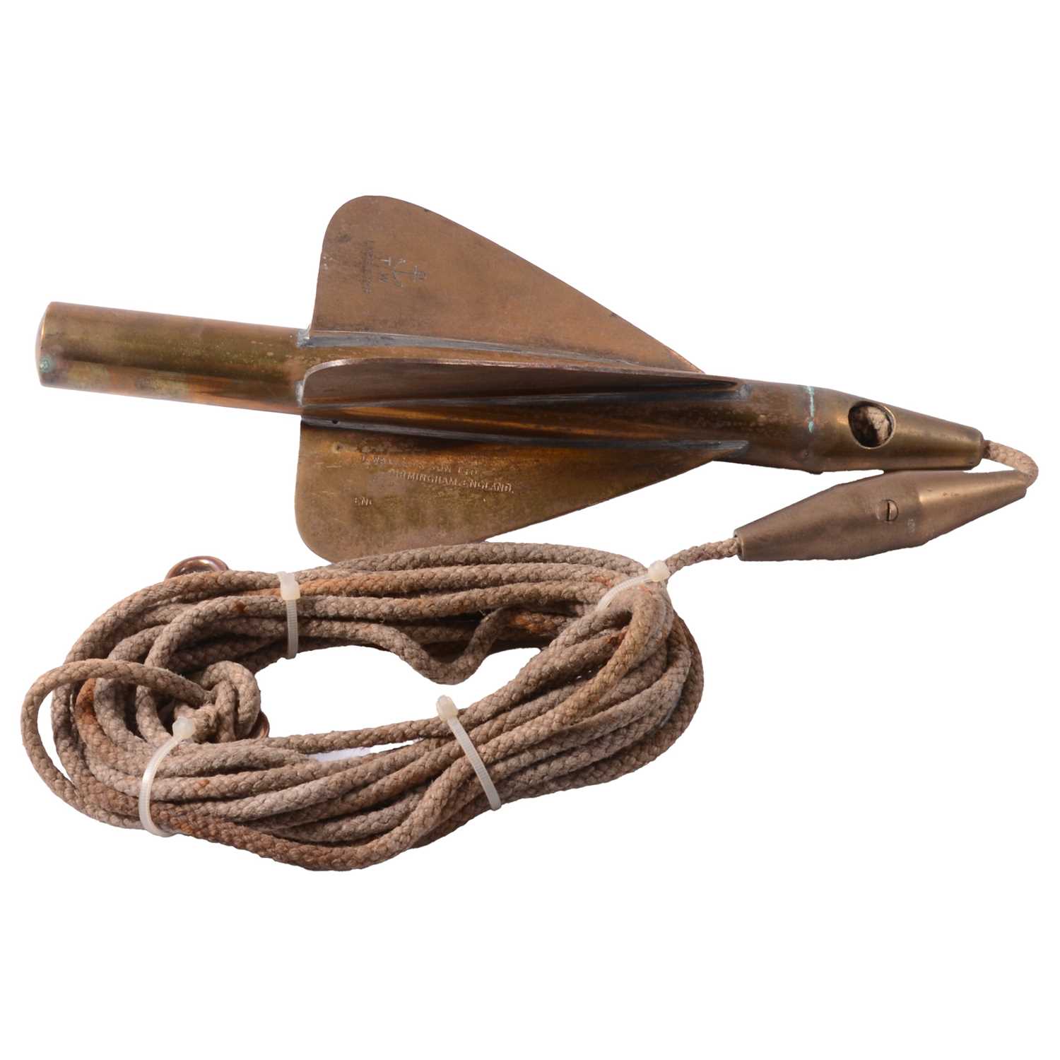 Lot 118 - T Walker & Son, a brass Excelsior marine log