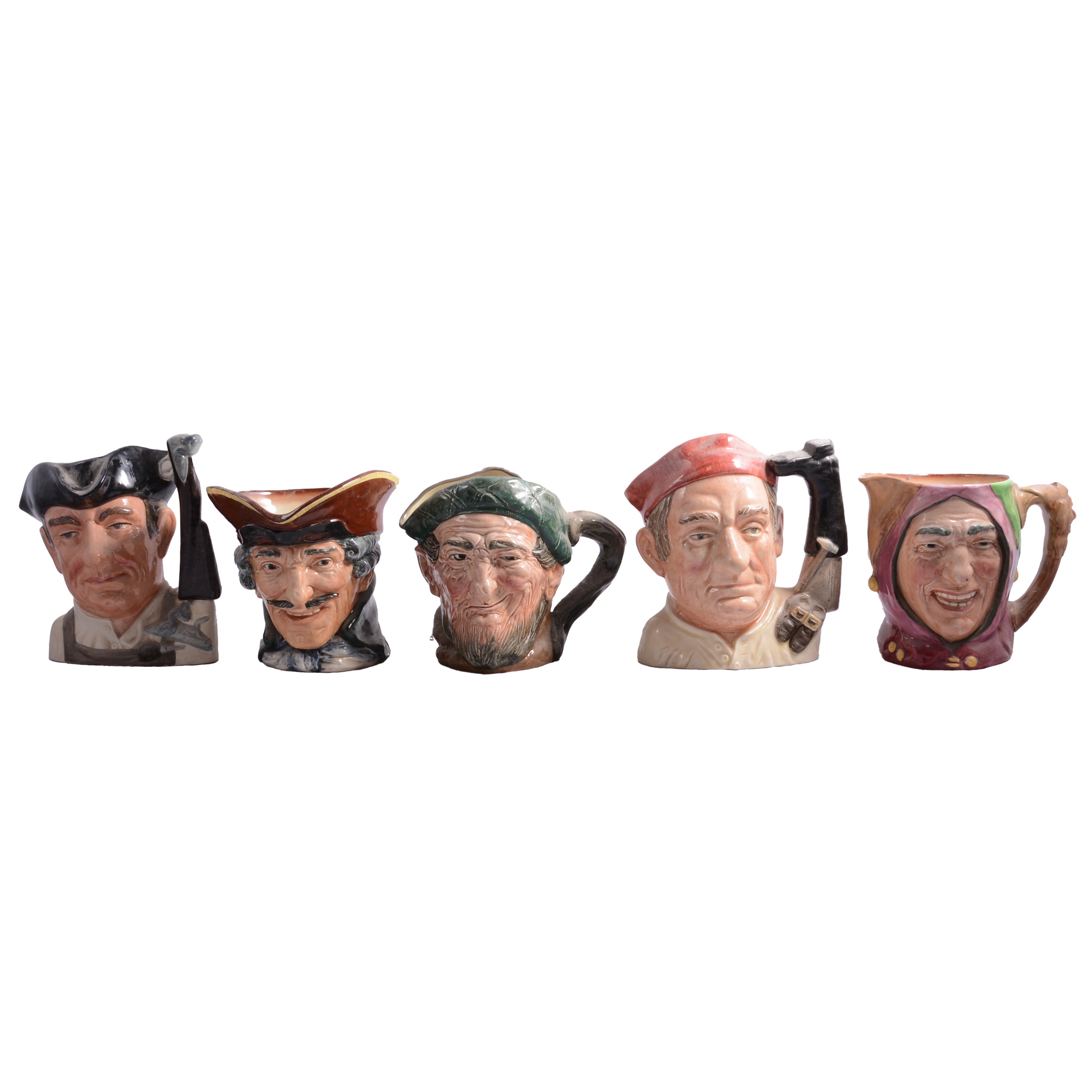 Lot 24 - Ten Royal Doulton large-sized character jugs