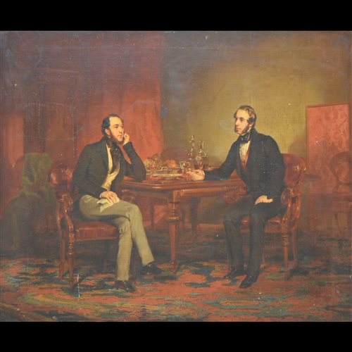 Lot 148 - Follower of Stephen Denning, 'Two young men