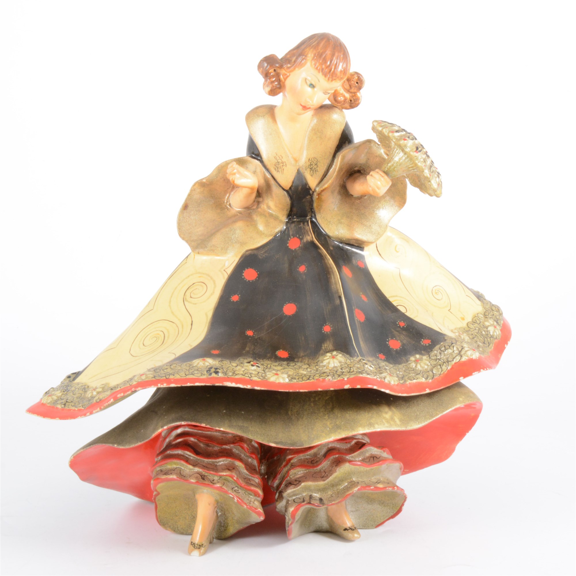 Lot 432 - Wade, 'Daisette', an Art Deco pottery figure,
