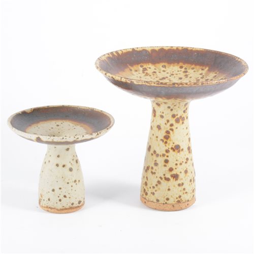 Lot 547 - Barbara Cass, two stoneware studio pottery