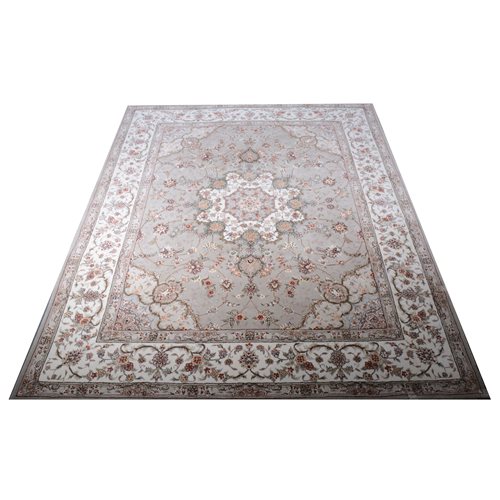 Lot 528 - Indian Tabriz pattern carpet, central...