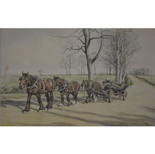 Lot 406 - Graham Clilverd, watercolour.