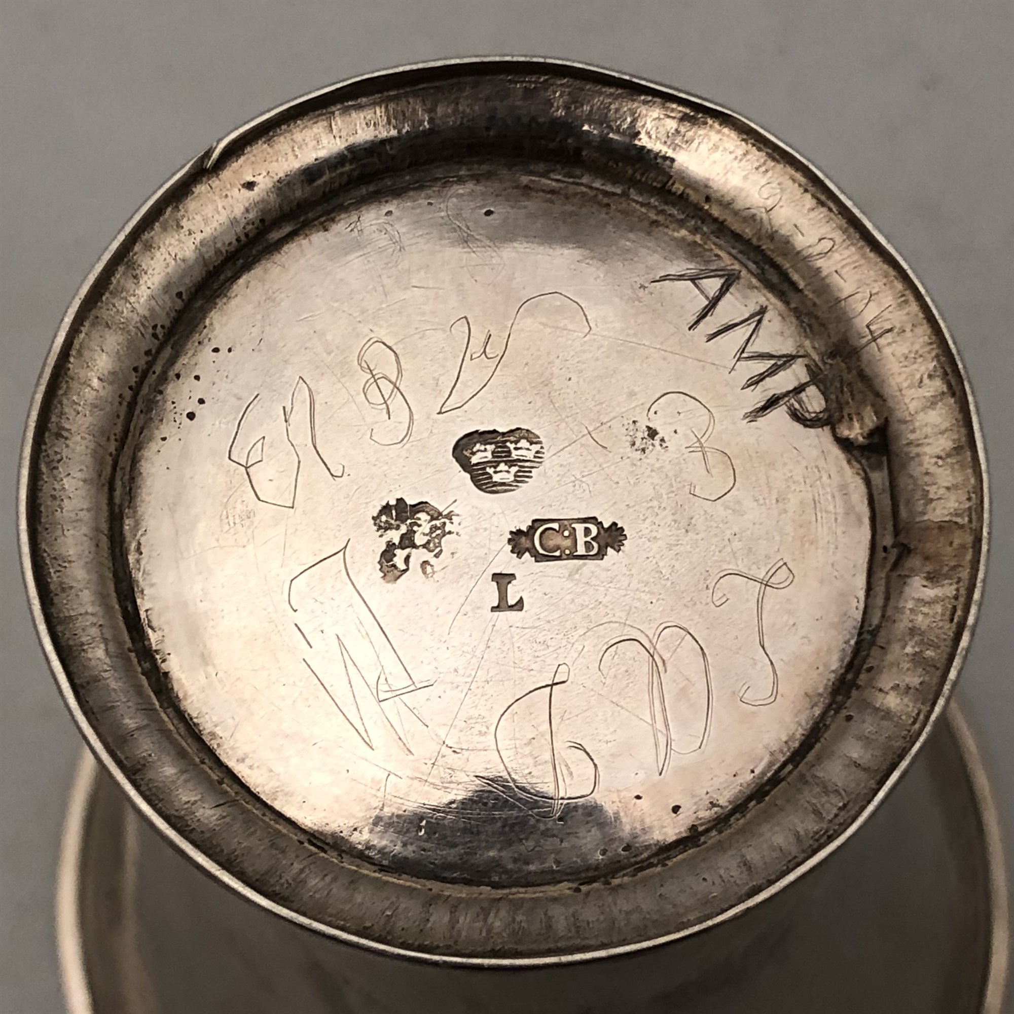 Lot 3 - Finnish silver beaker, maker's mark CB,