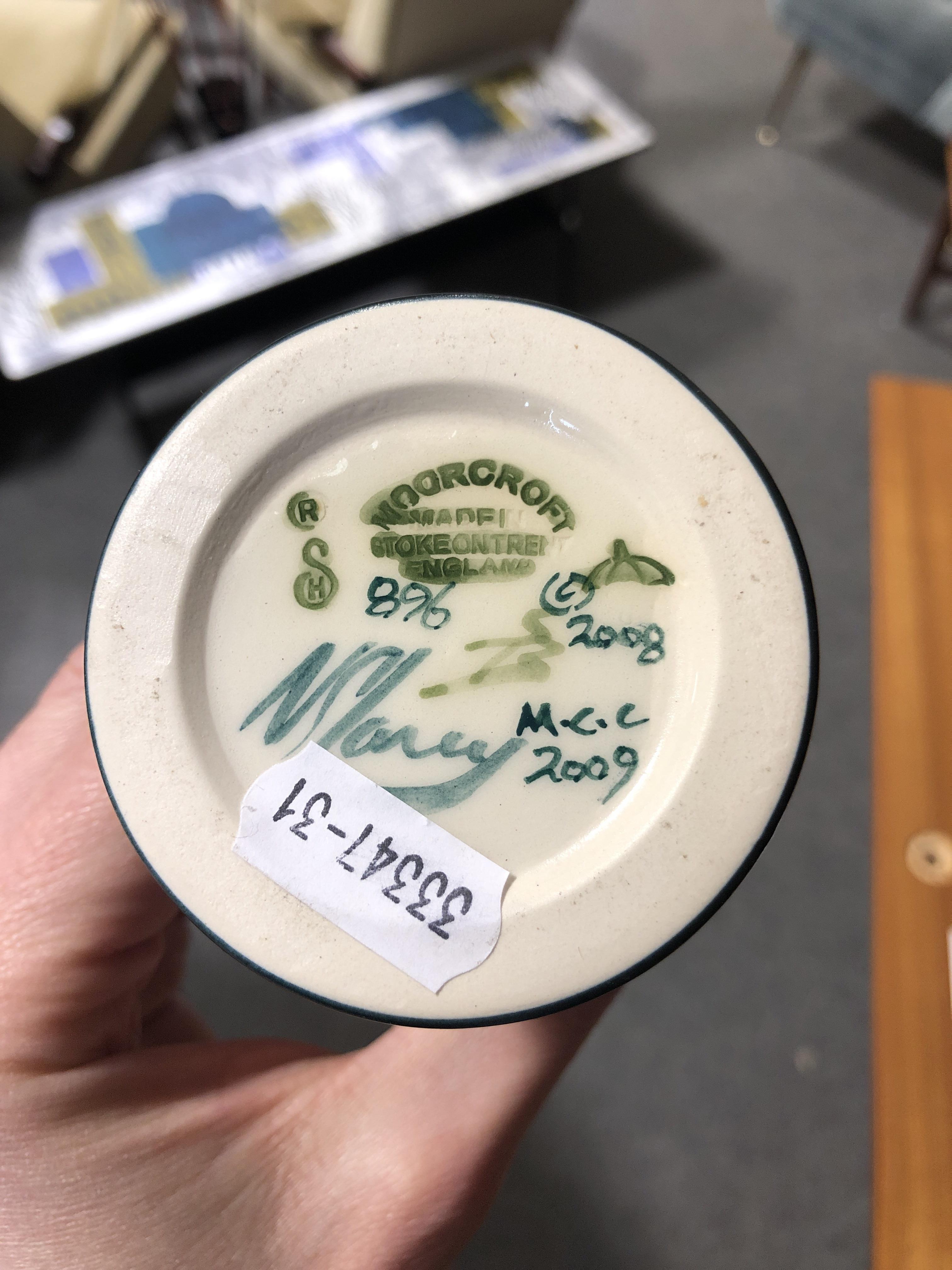 Lot 578 - A Moorcroft Pottery vase, ‘Antheia’ designed