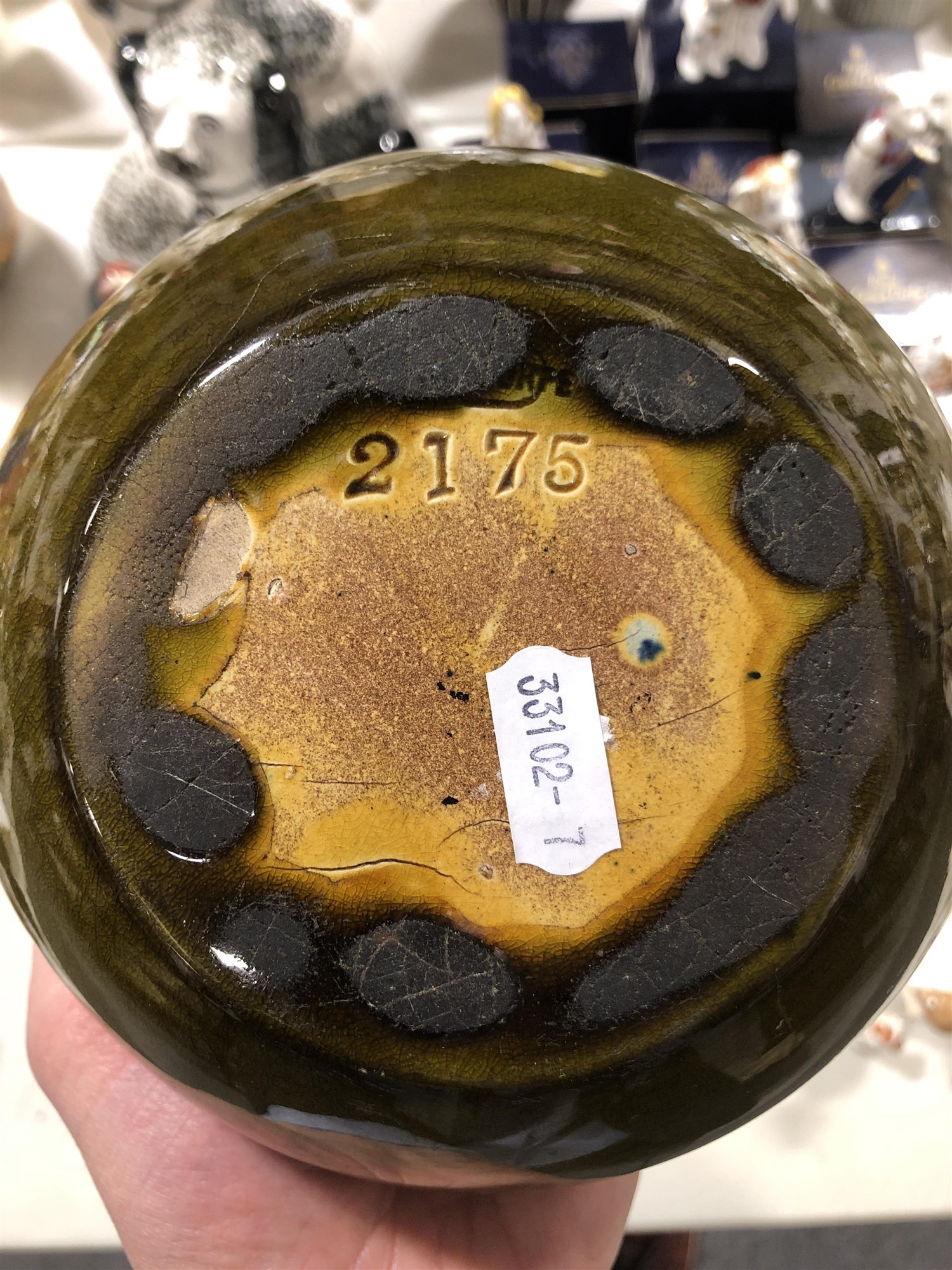 Lot 55 - Bretby Art Pottery Ewer, influenced by