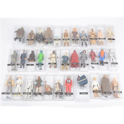 Lot 142 - A full set of 97 original Star Wars figures,