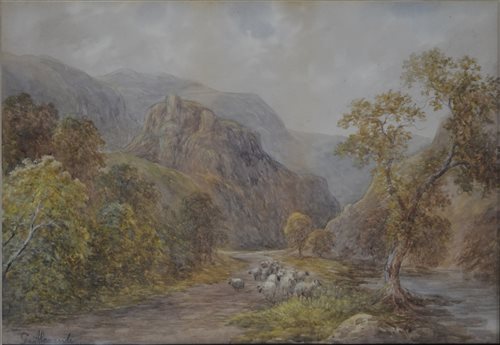 Lot 372 - G Alexander, rural landscapes, a pair,
