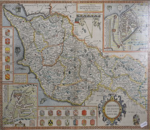 Lot 373 - Maps: Christopher Saxton's The Kingdome of