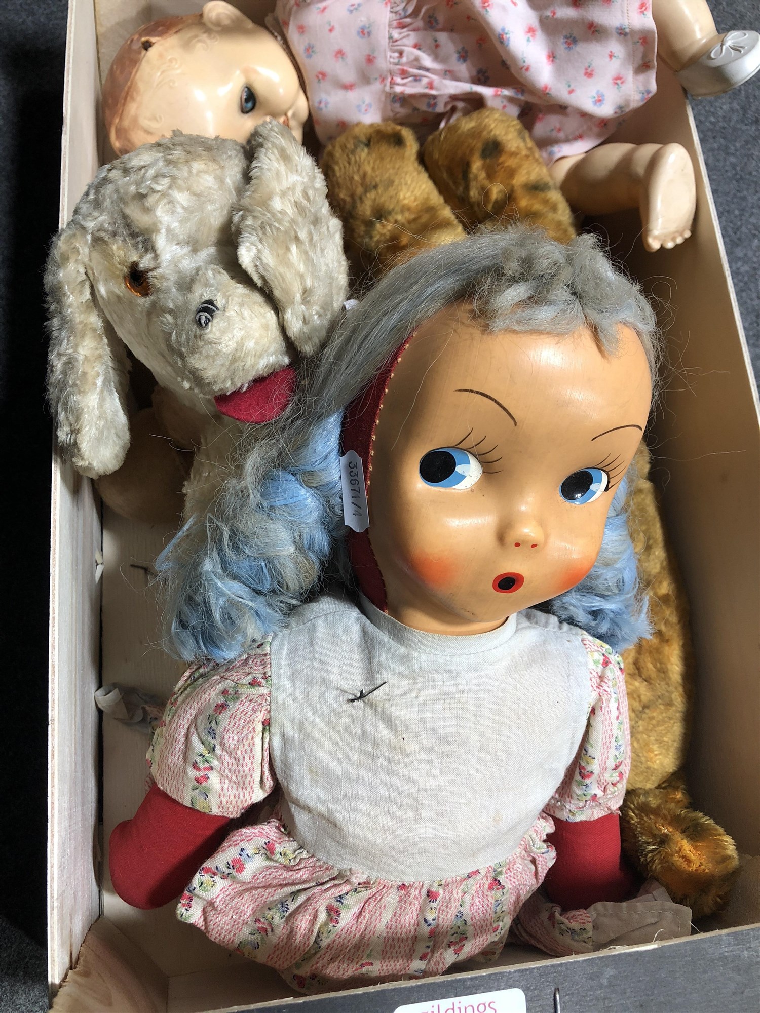 Lot 184 - A Pedigree celluloid doll, doll shaped