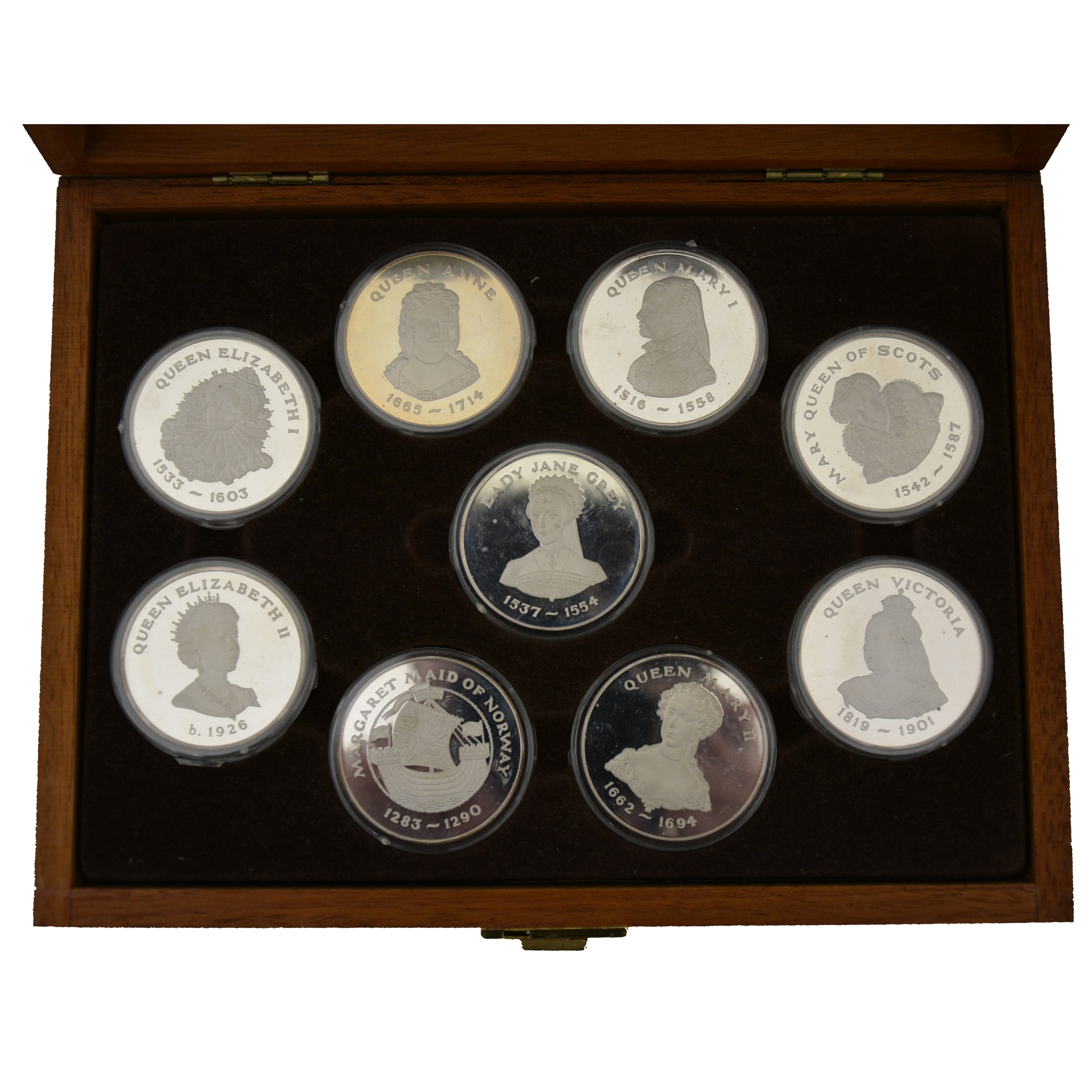 Lot 196 - A limited edition set of silver medals