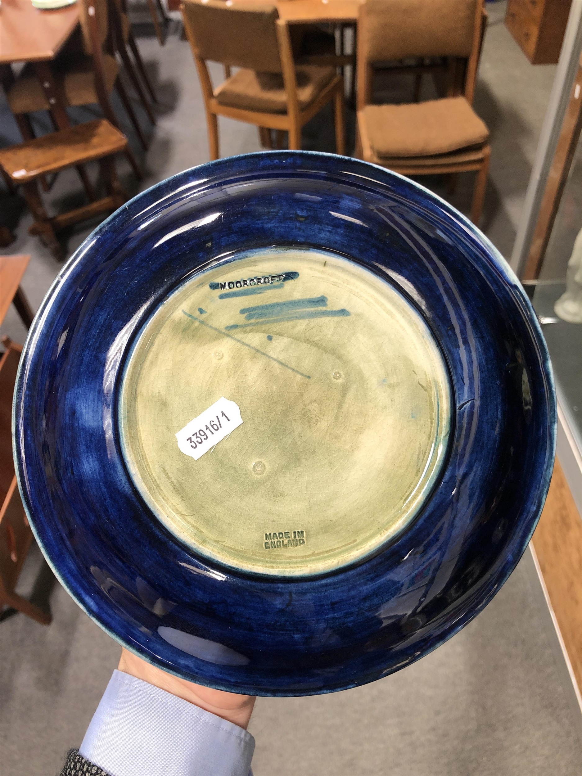 Lot 28 - A pair of William Moorcroft plates,