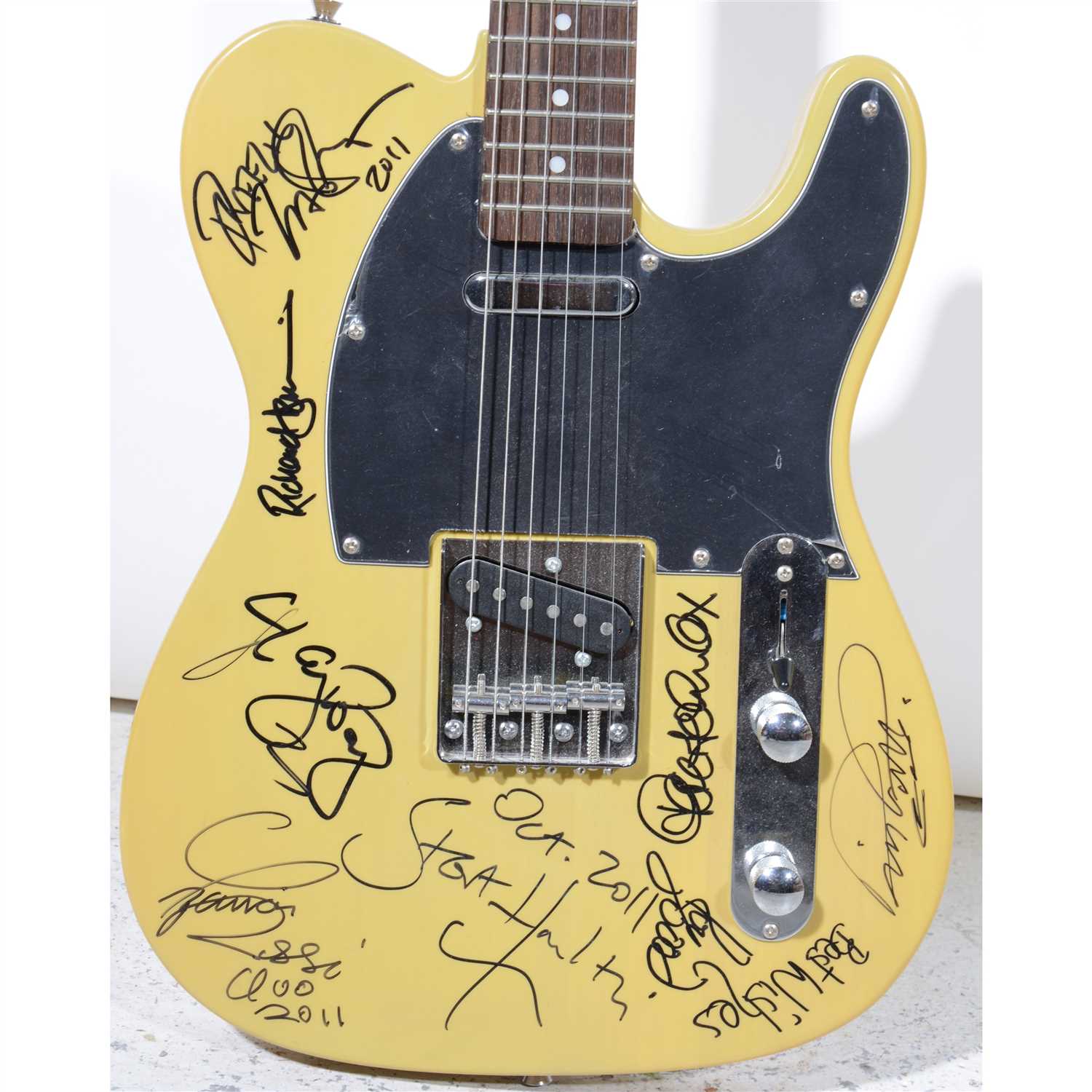 Lot 414 - Jim Deacon Fender Telecaster style guitar,