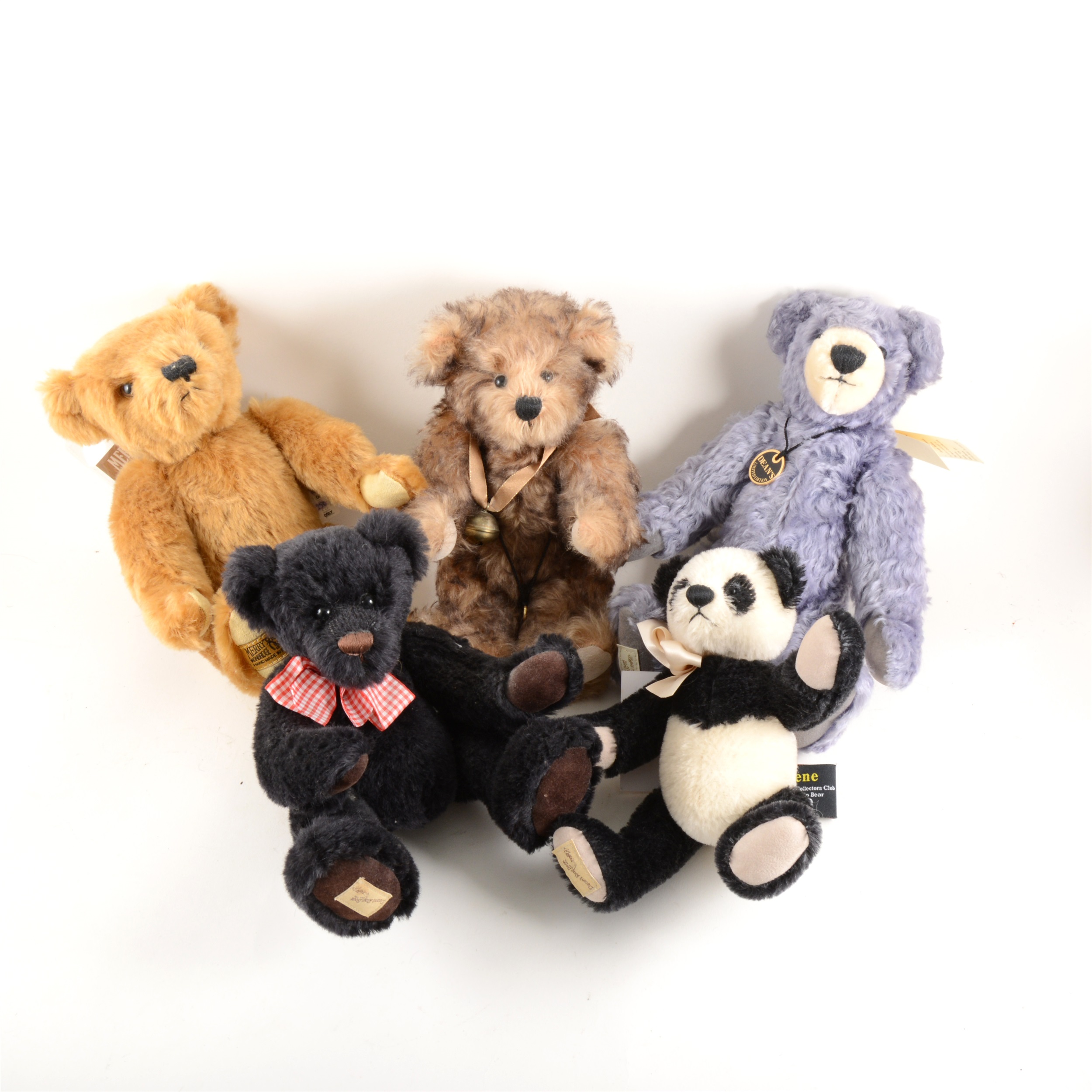 Lot 67 - Twelve modern Dean's Teddy Bears to include;