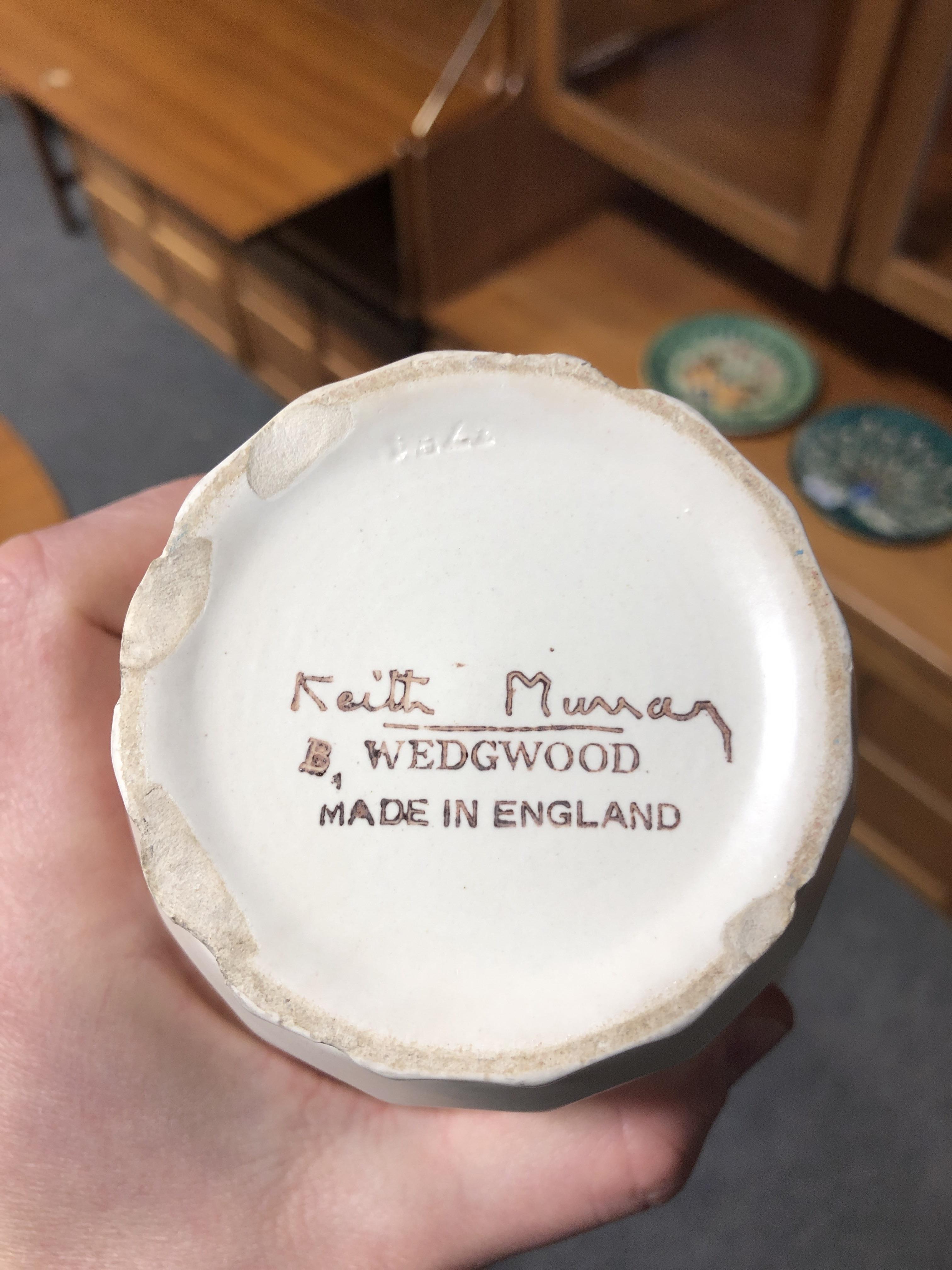 Lot 603 - Two Wedgwood Pottery vases, designed by