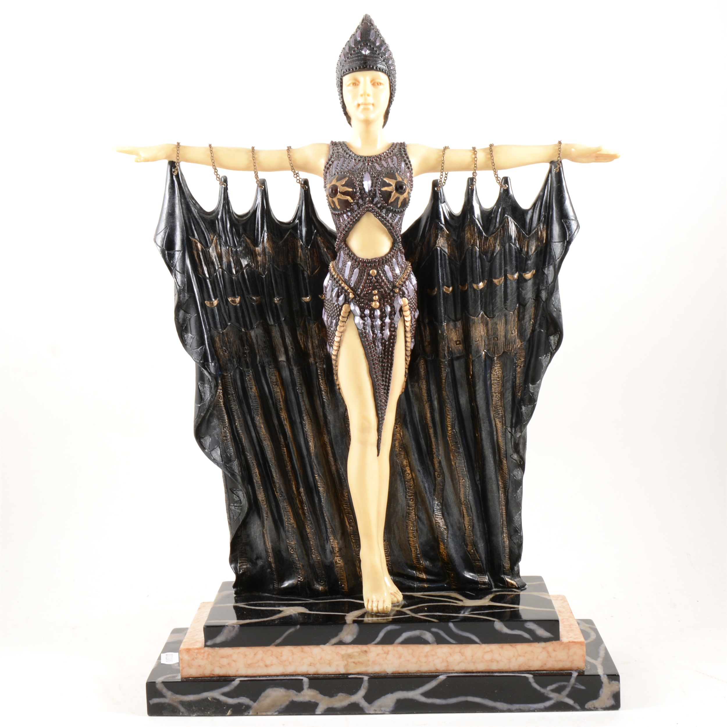 Lot 170 - Reproduction Art Deco style figure,