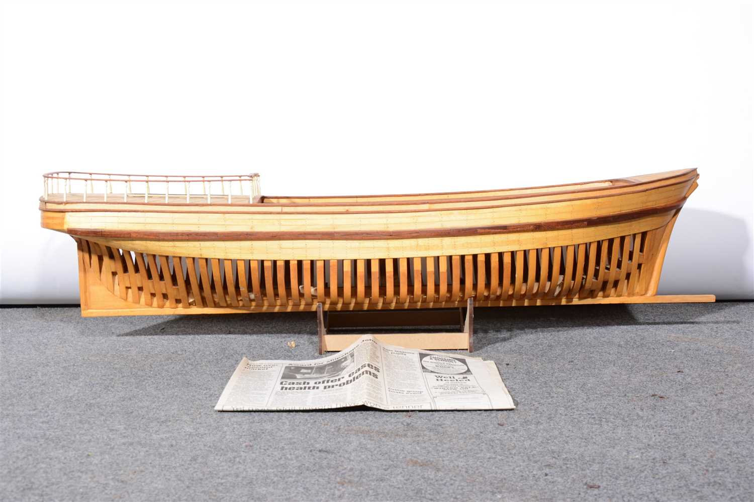 Award winning model Brig Merchant ship - auctions & price archive