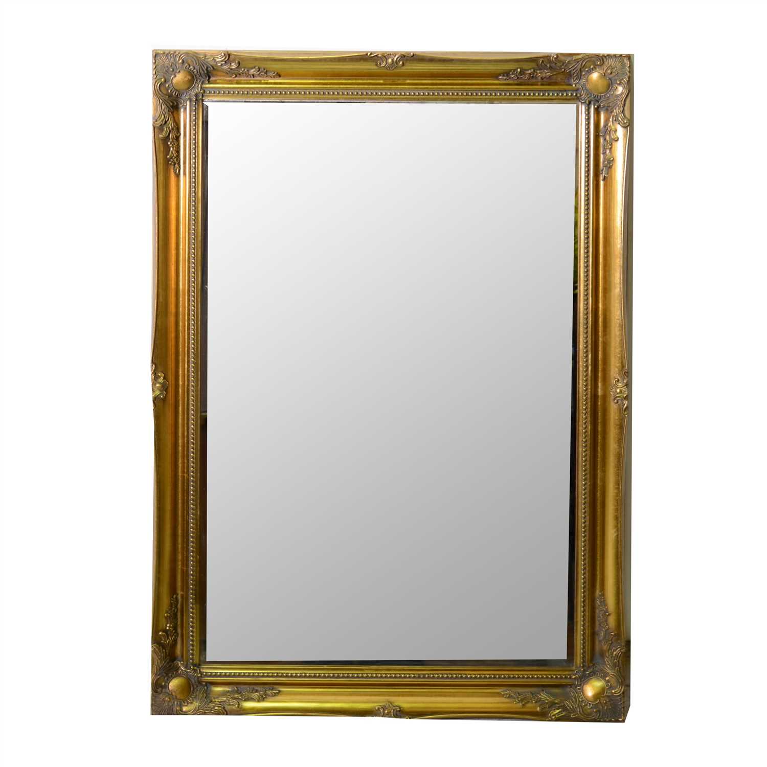 Lot 389 - Gilt frame mirror.
