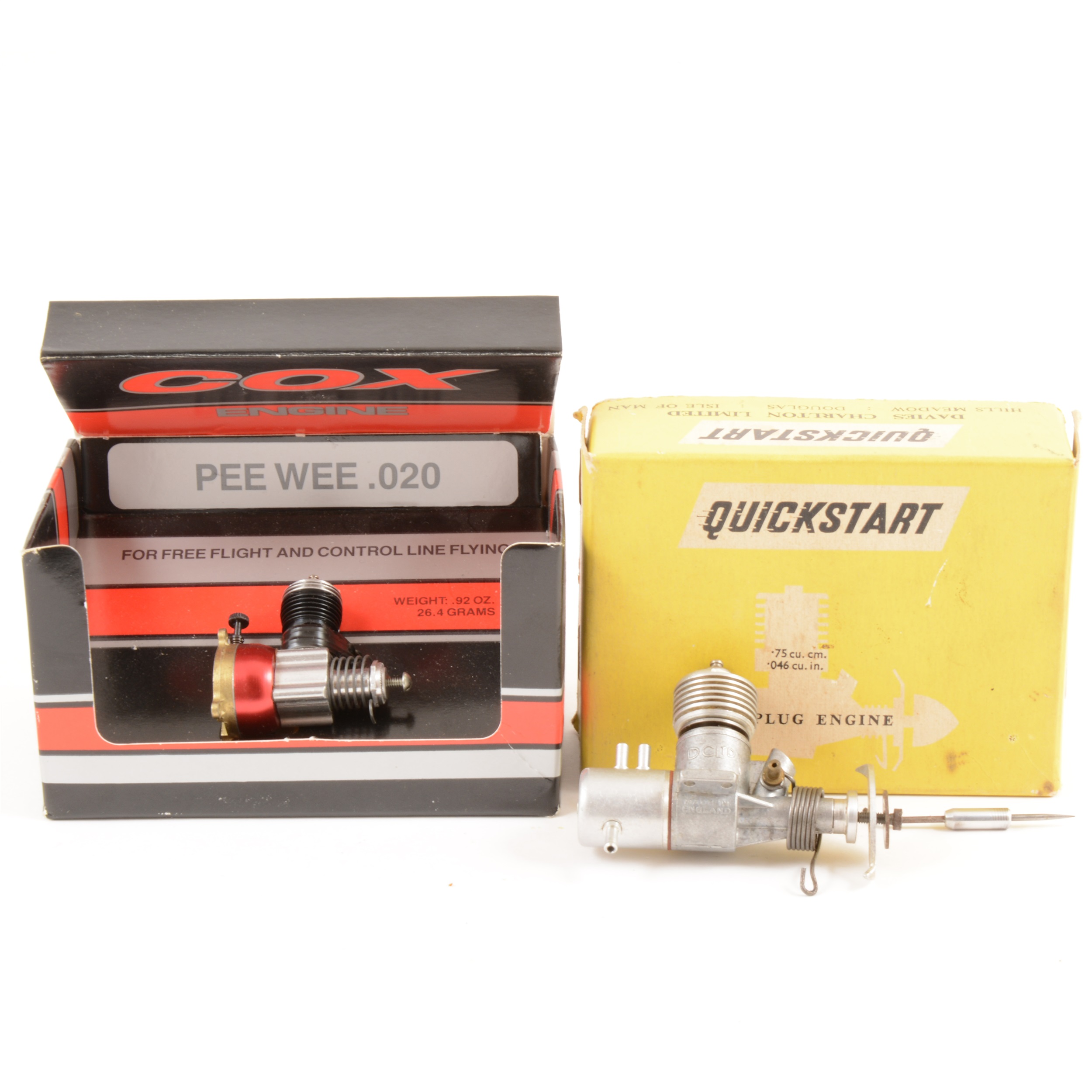 Lot 27 - 2 x Glows DC BANTAM and COX PEE WEE 020 both